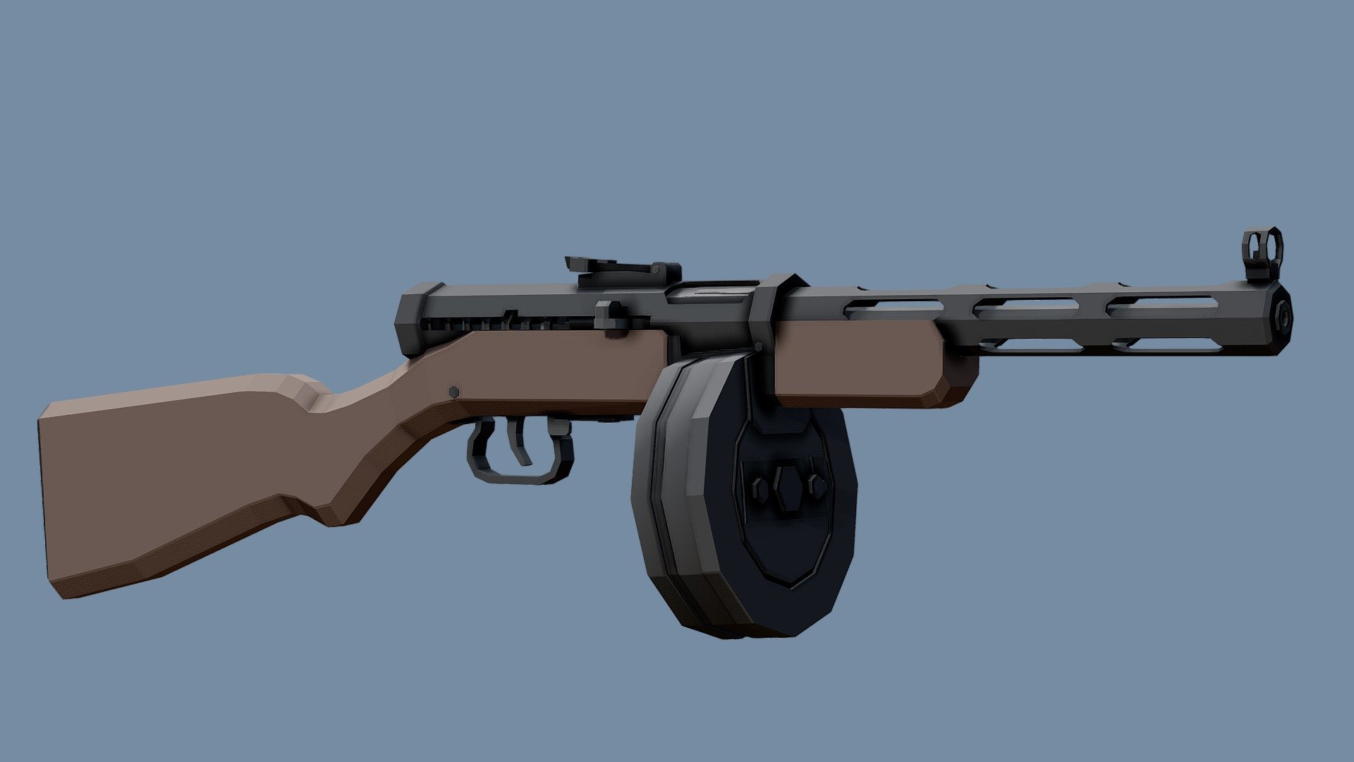 Low-Poly PPD-40 - Download Free 3D model by TastyTony [496635d] - Sketchfab