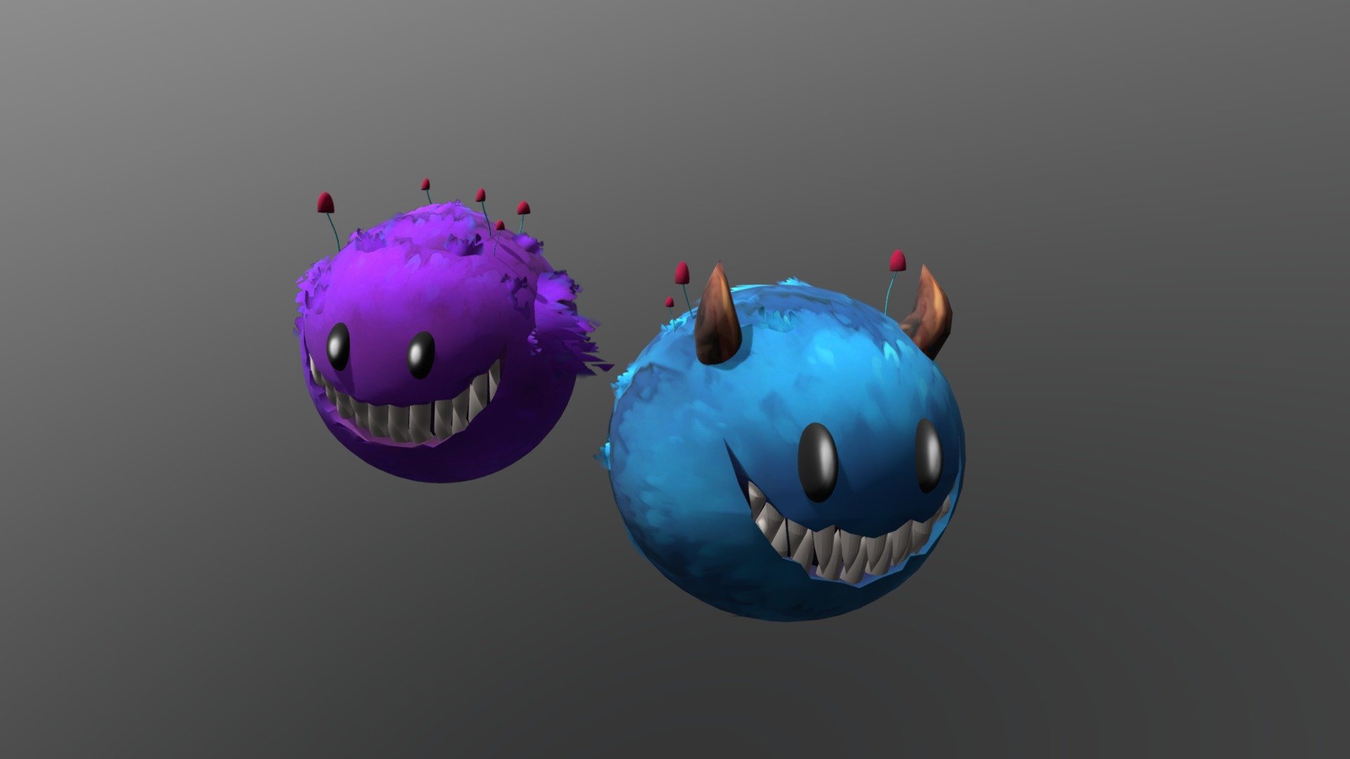Monsters - 3D model by zafrean [4967997] - Sketchfab