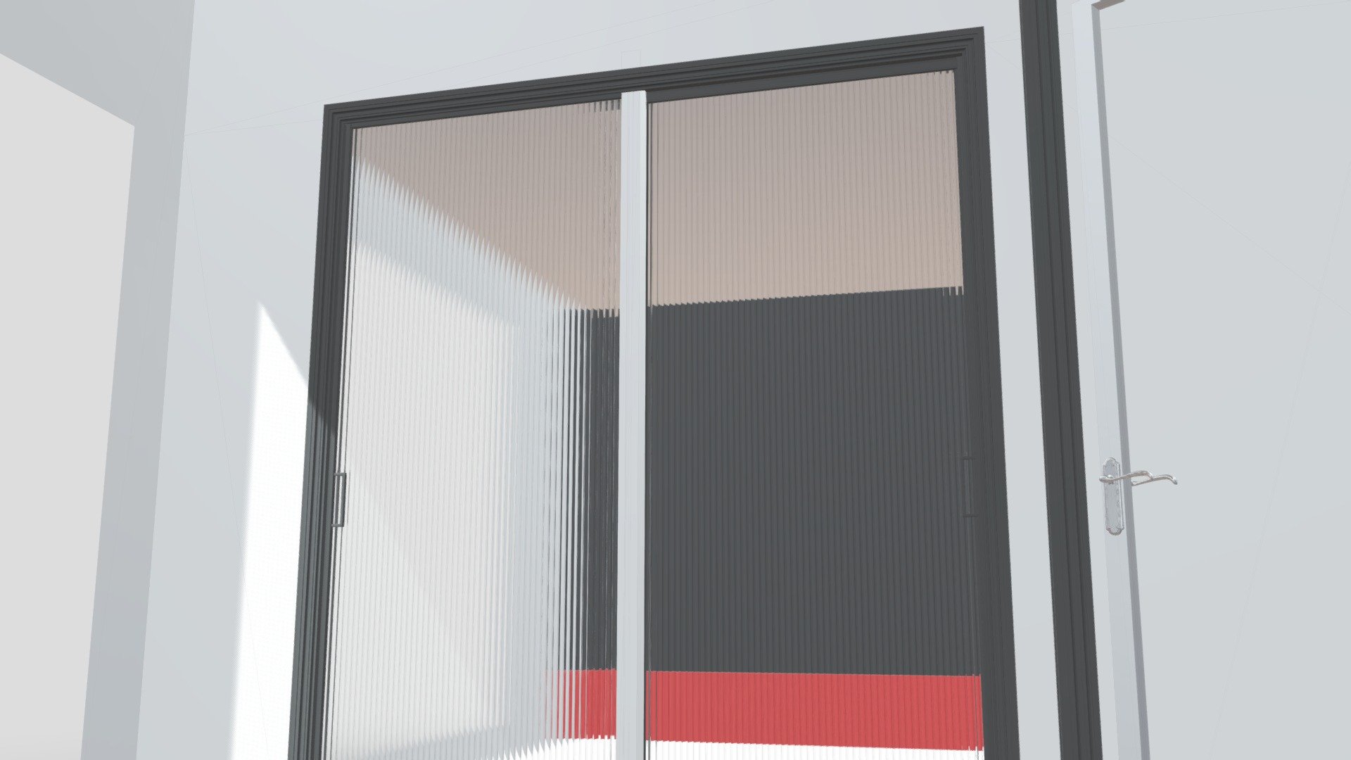 Reeded Glass Door Frame - 3D model by kawa No1 (@jingduqing) [4968135 ...