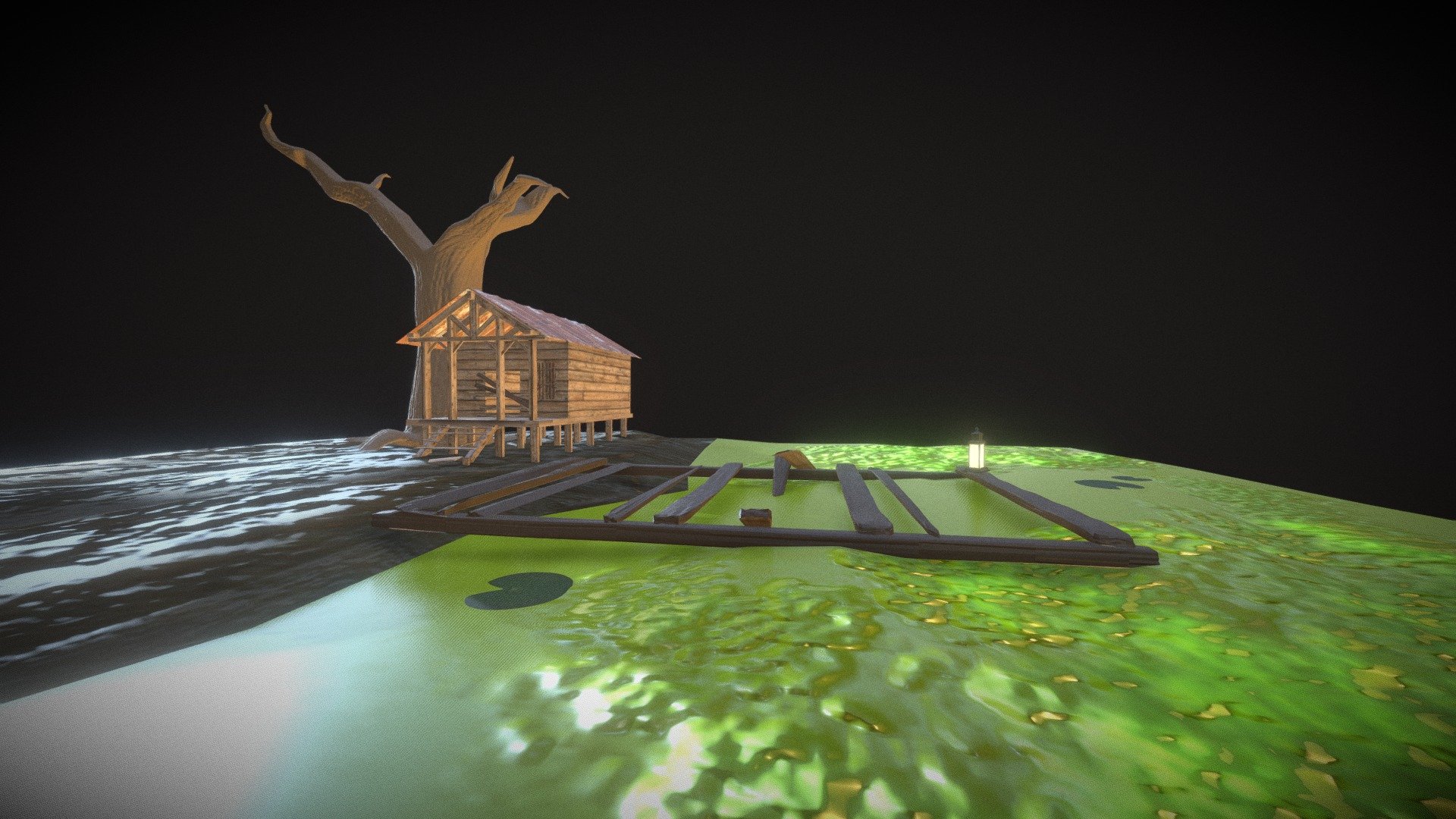 Abandoned Swamp - Download Free 3D model by kenz.lanahan [4969513 ...