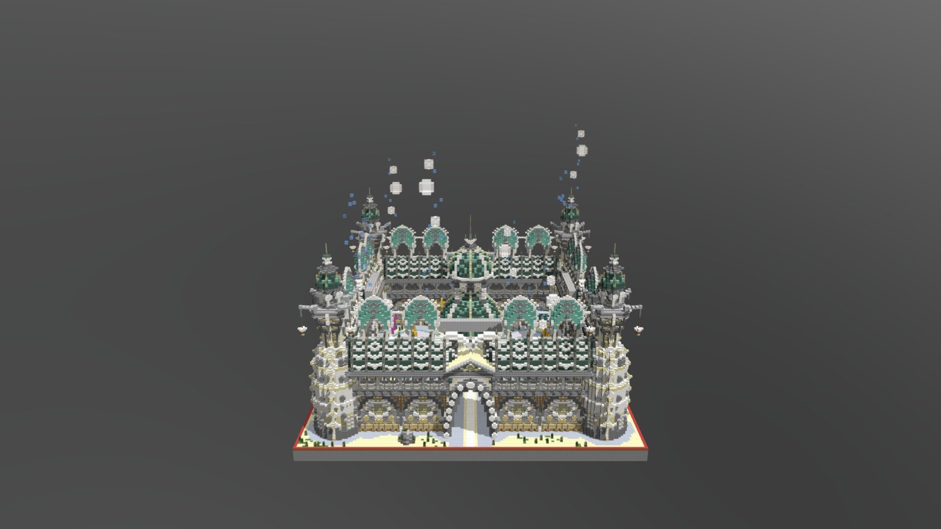PixelMine | Atlantis Factions Spawn - 3D model by PixelMine [496a4aa] - Sketchfab