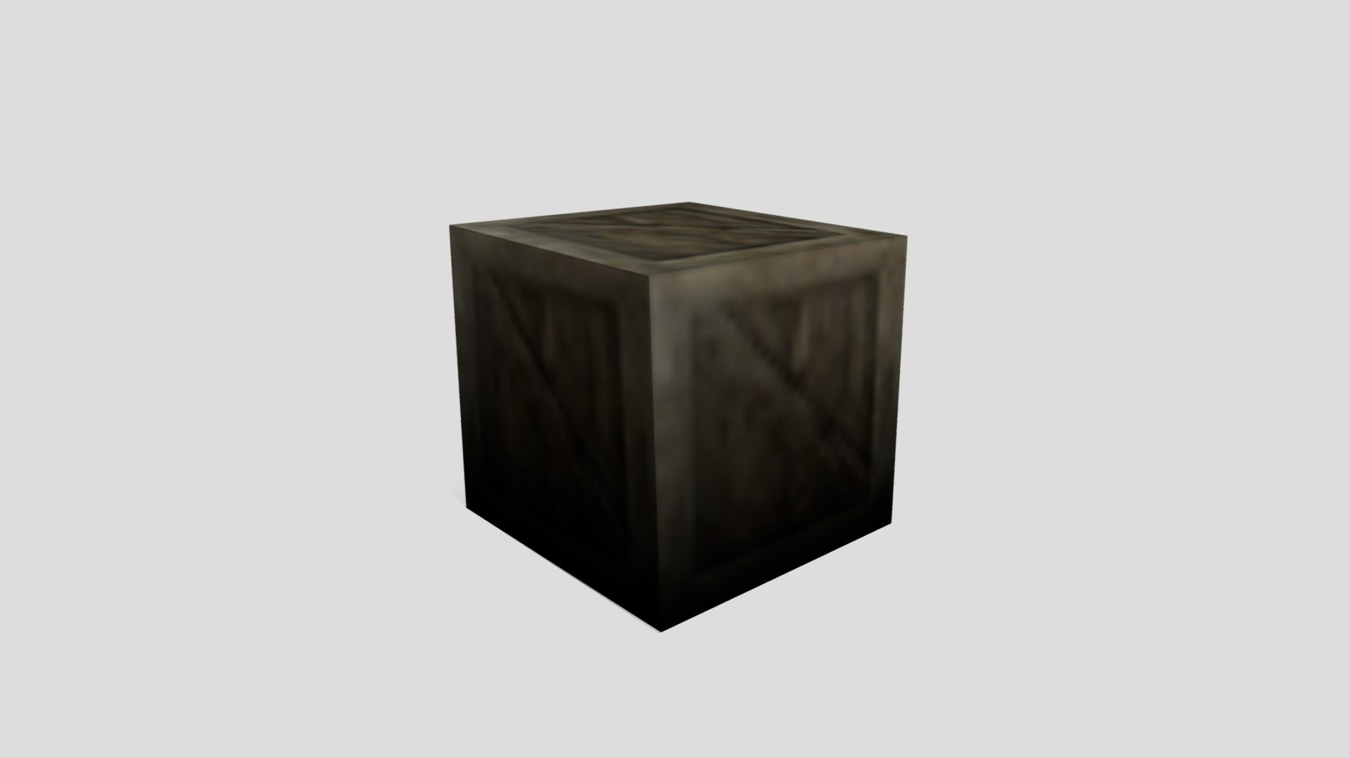 lowpoly crate - 3D model by frickbat [496c61b] - Sketchfab