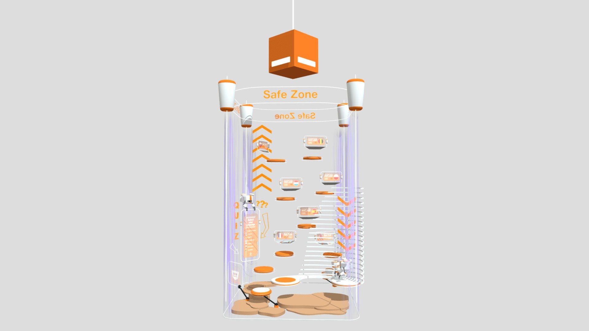 Orange Safe Zone - Full Version - Download Free 3D model by ...