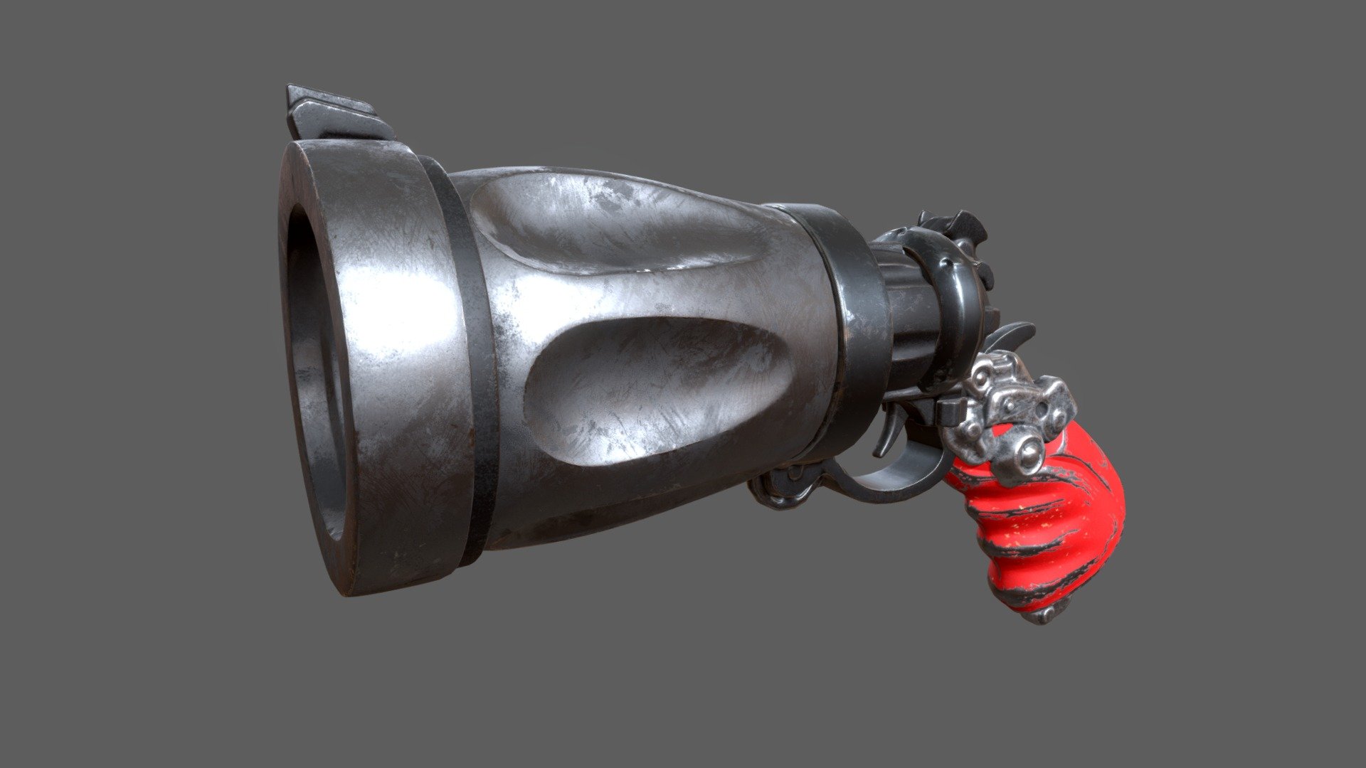 Retro Galactic Blaster Concept: 006 - 3D model by brandtpeters [496ded0 ...