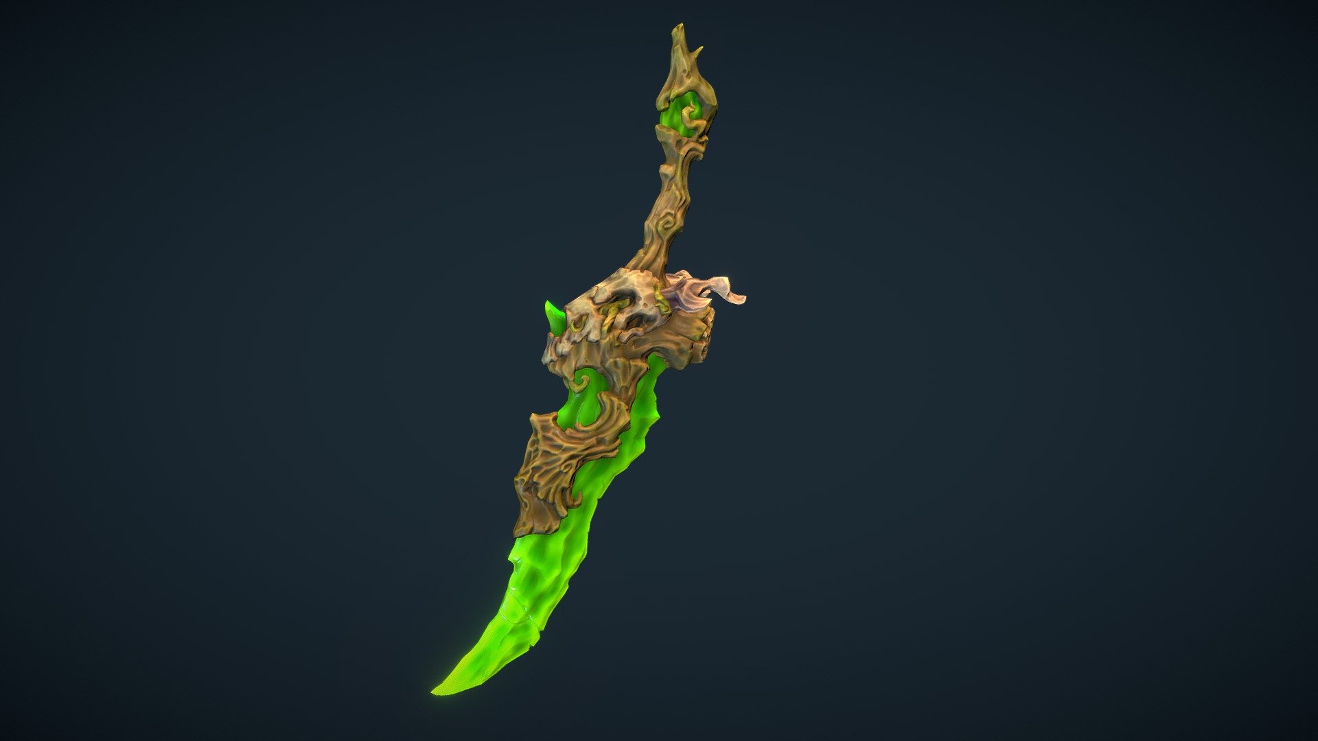 Forest guardian sword - 3D model by Vitaly Zaytsev (@weegson) [4970022 ...