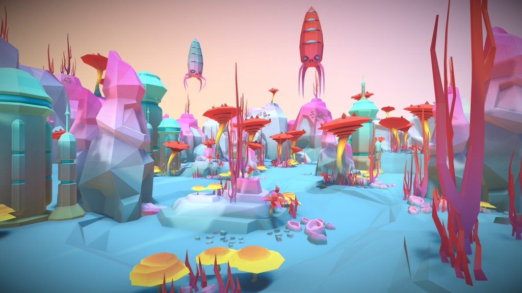 Stylized Ocean Project - A 3D model collection by Ruztik - Sketchfab