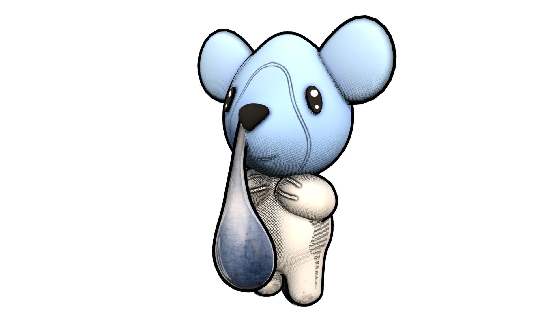 Inktober Day 23: Booger - 3D model by Rhett Wimmer (@Pavus_The_Pug ...