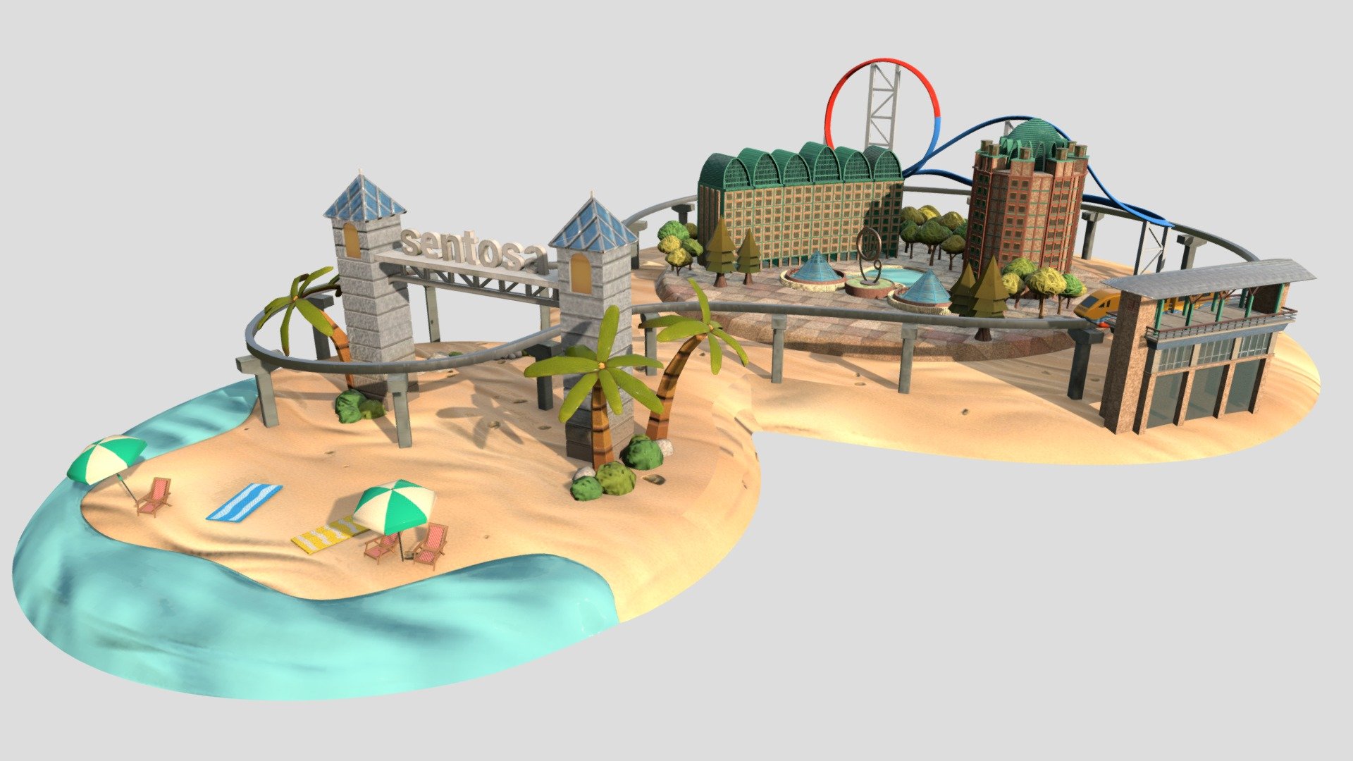 Sentosa - 3D model by STB-TC [49725c9] - Sketchfab