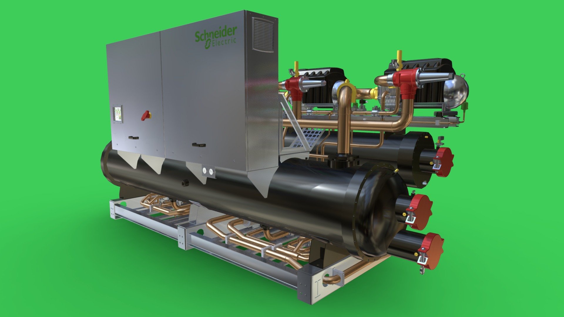 Uniflair Water Cooled Chillers, BCWC - 3D model by Schneider Electric ...