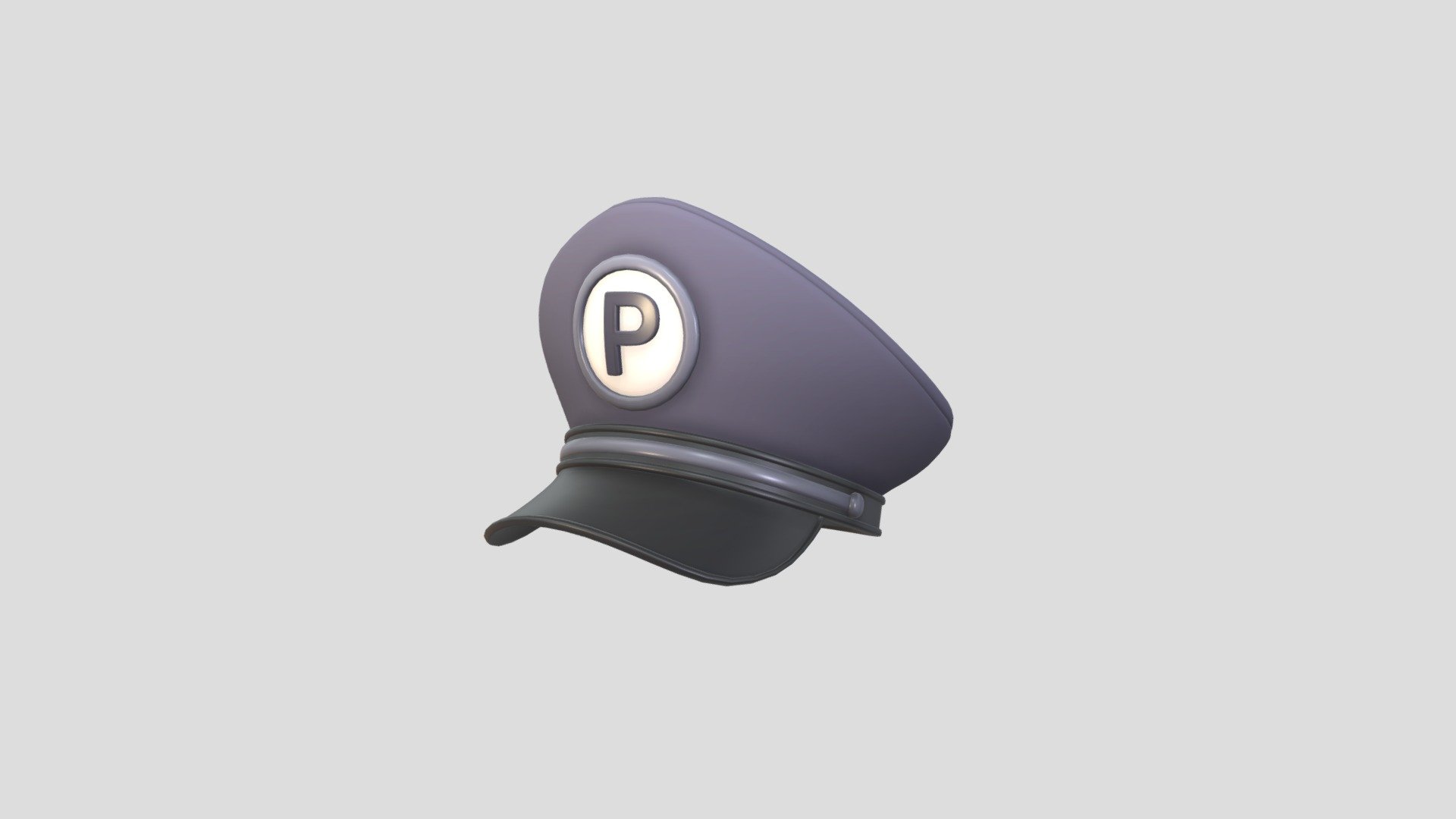 Hat035 Police Officer Hat - Buy Royalty Free 3D model by Babara ...