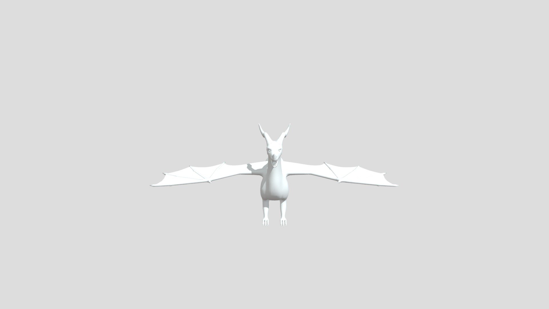 Stylized Dragon Mesh - 3D model by tyrianarts [4973f2b] - Sketchfab