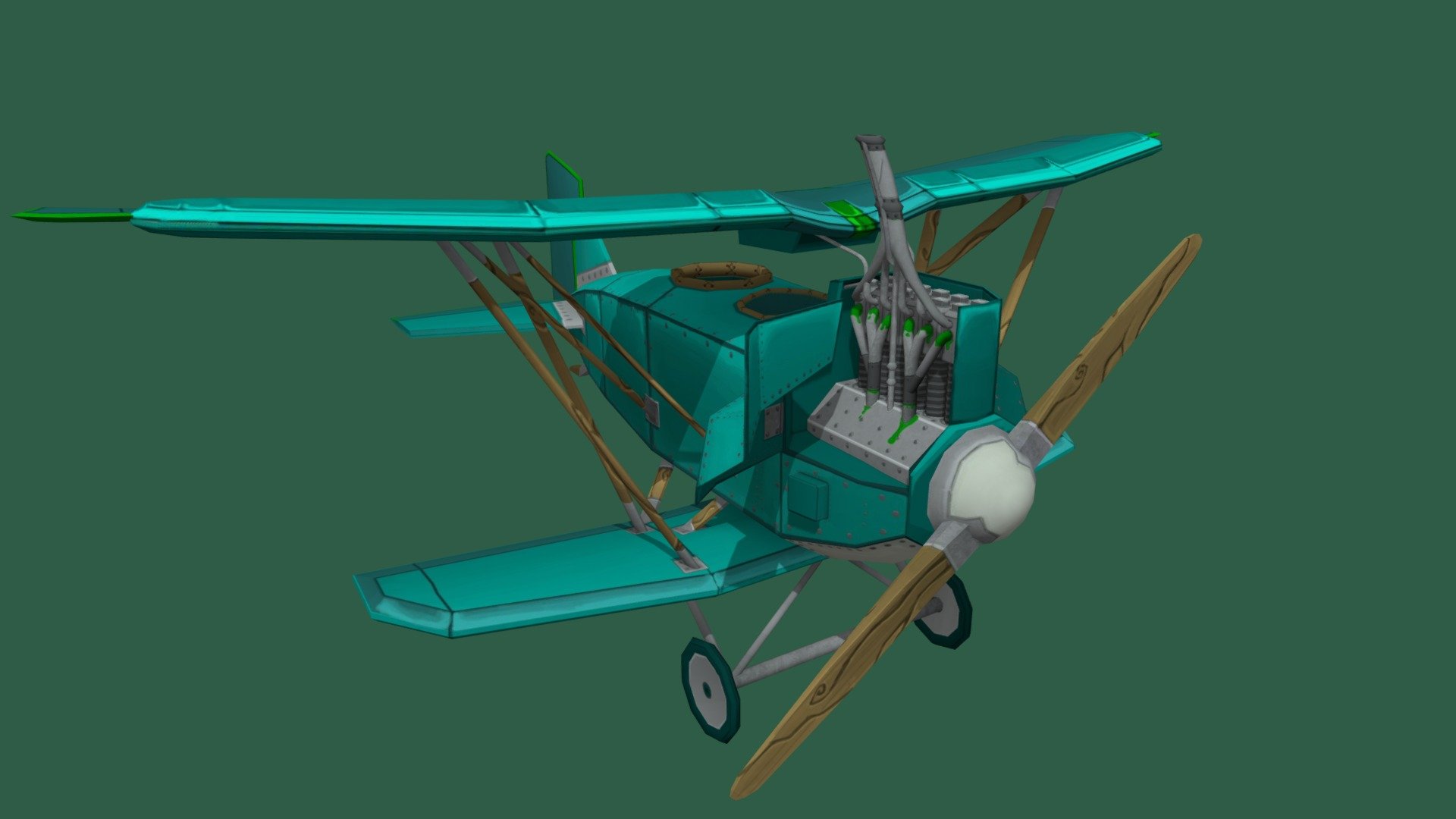 Flying Circus: Stylized Plane - 3D model by PjotrCleys [4974085 ...
