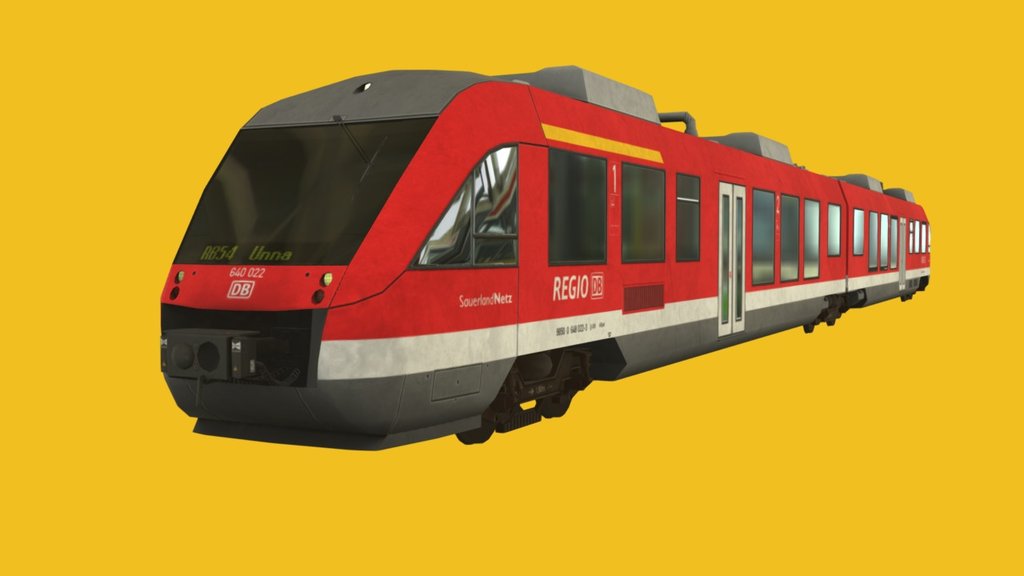 Alstom Coradia Lint 41 - 3D model by DasMatze [4974e1f] - Sketchfab