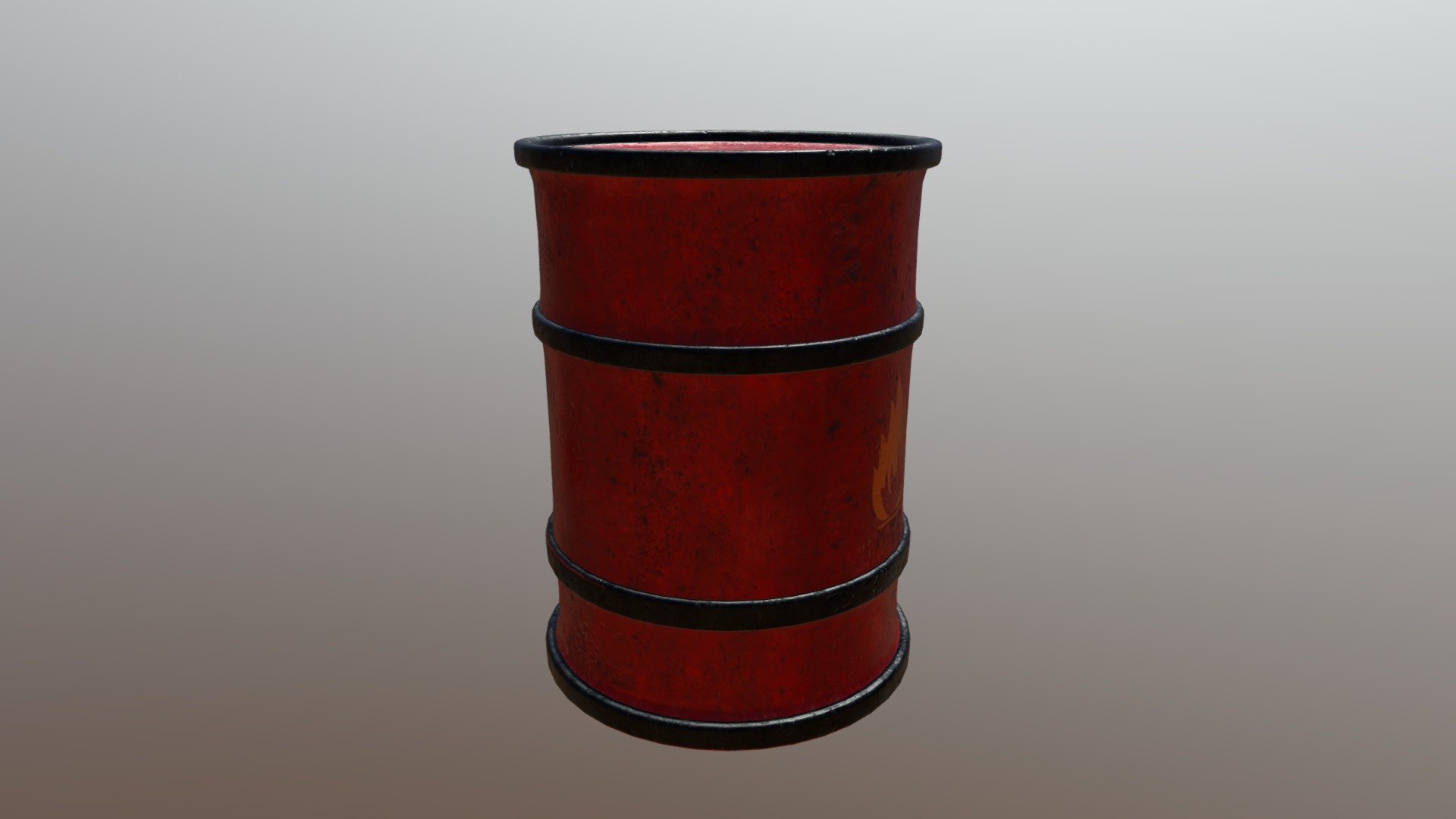 Explosive Barrel - 3D model by Scott Oswell (@T3MP3ST) [49789c8 ...