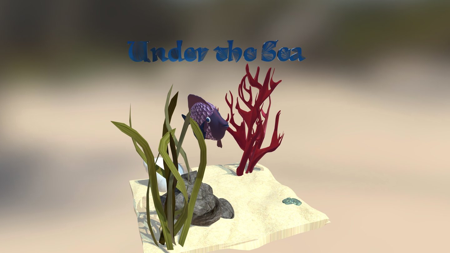 Under the Sea - 3D model by cathnees [497ae73] - Sketchfab