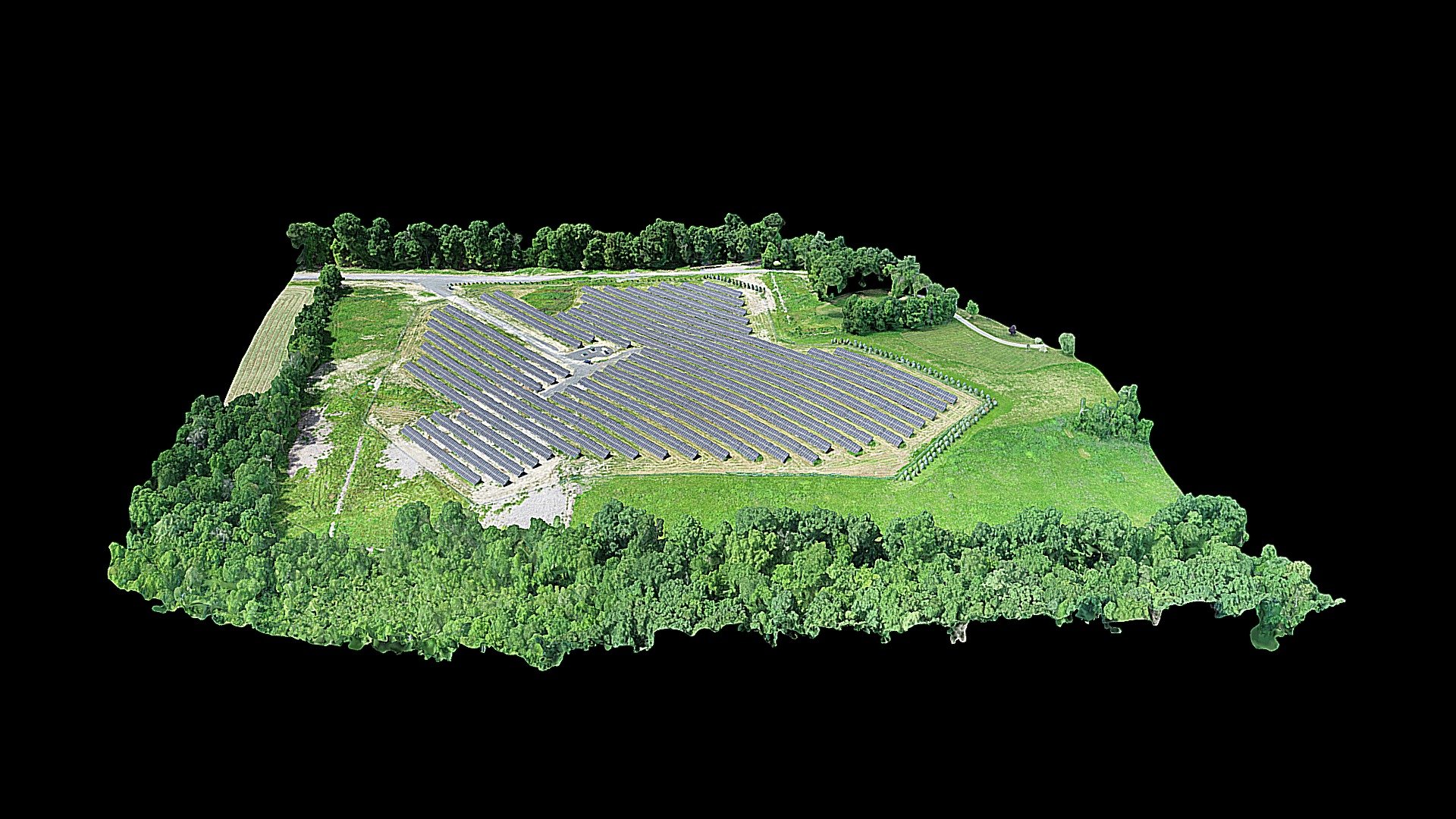 Solar Farm 3D Model - 3D model by Flyytec (@warreng6465) [497c436 ...