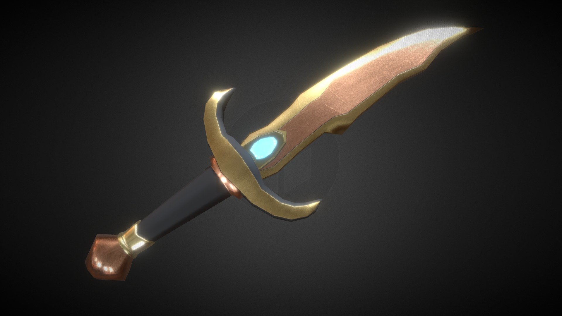 Golden Dagger (DMW) - Download Free 3D model by dgonlinebr [497d252 ...