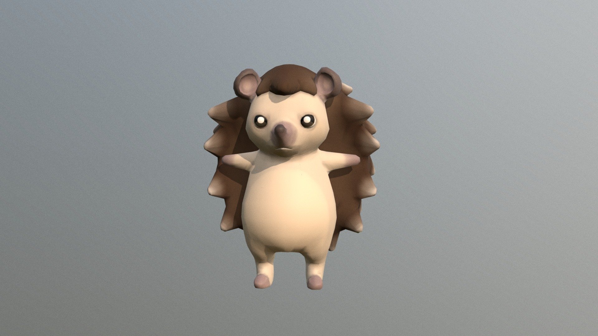 Hedgehog - 3D model by Clare Zhou (@Clare_Zhou) [497d72f] - Sketchfab