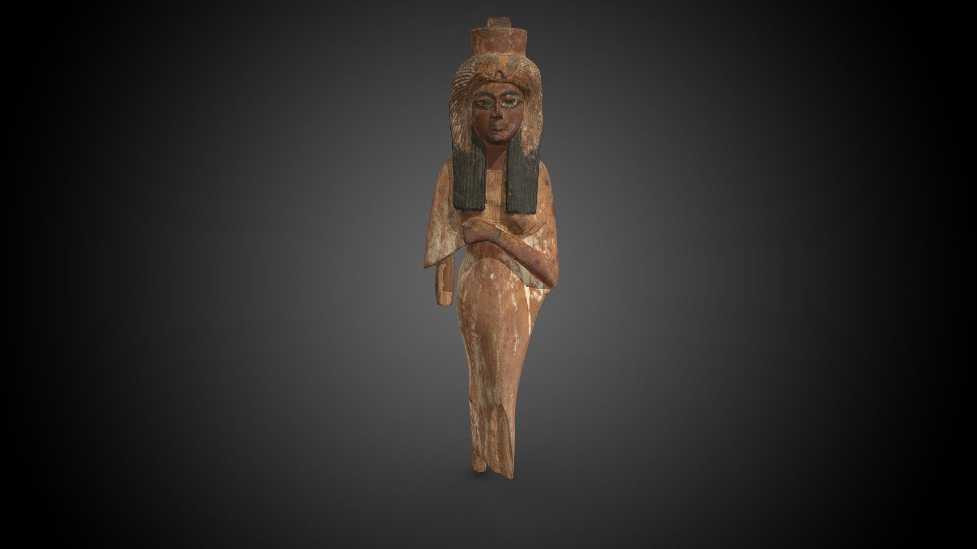 Statuette of Ahmose Nefertari - 3D model by Museo Egizio (@Museoegizio ...