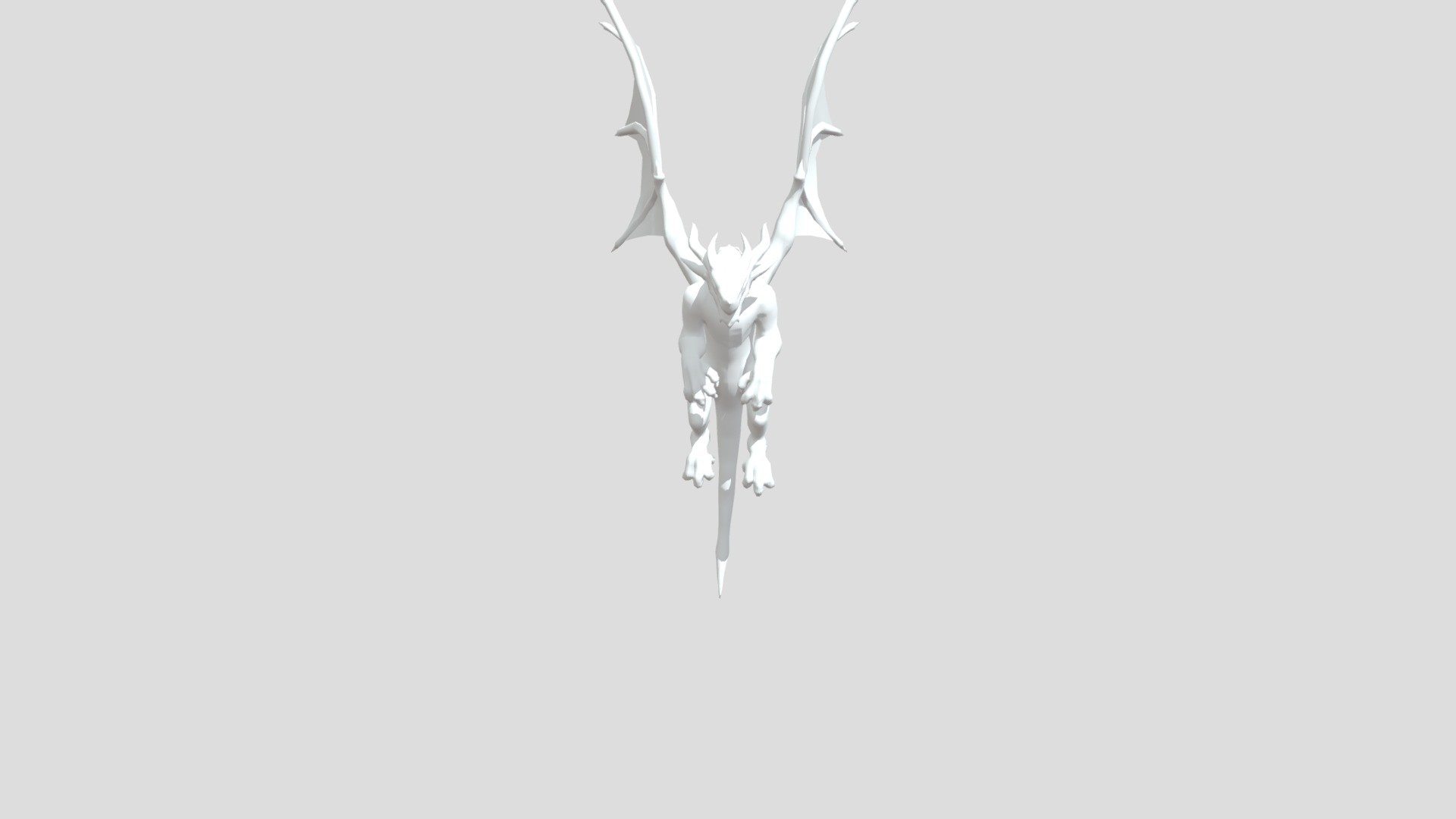 Middle Dragon - 3D model by Accce [498037a] - Sketchfab