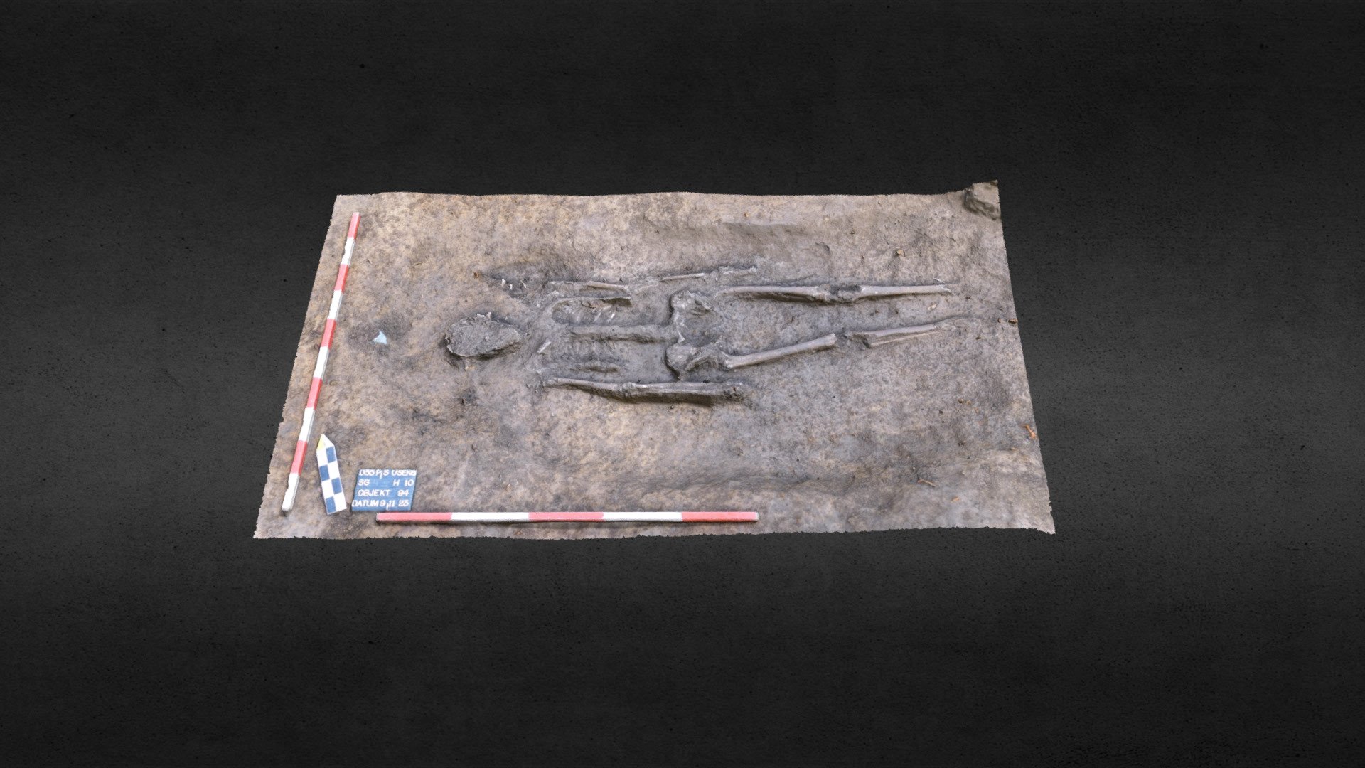 ZAV D35 - Obj094 - hrob 10 - 3D model by Centre of field archaeology of KARCH FF UHK (@ceta ...