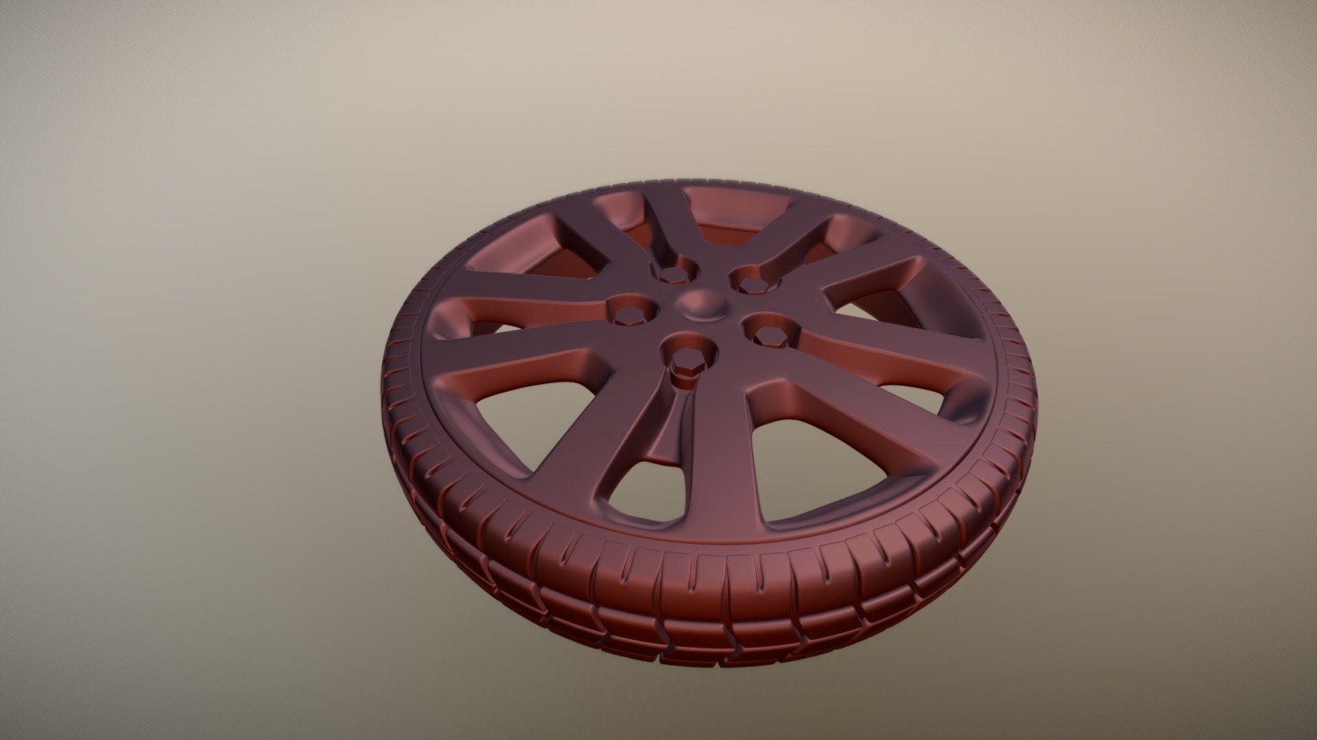 Wheel Rim - 3D model by Josh Prescott (@Joshthefish) [49810d5] - Sketchfab