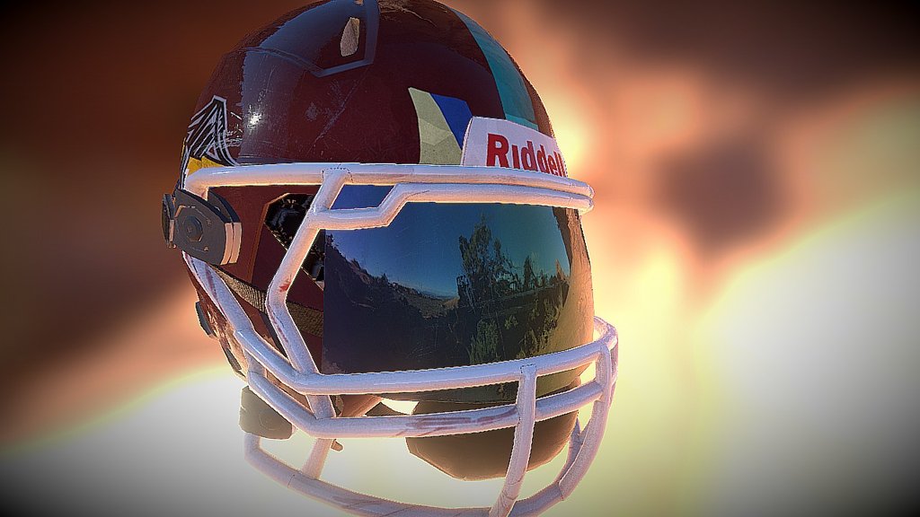 Riddell- Helmet - 3D model by Amir (@am.ir) [4983470] - Sketchfab