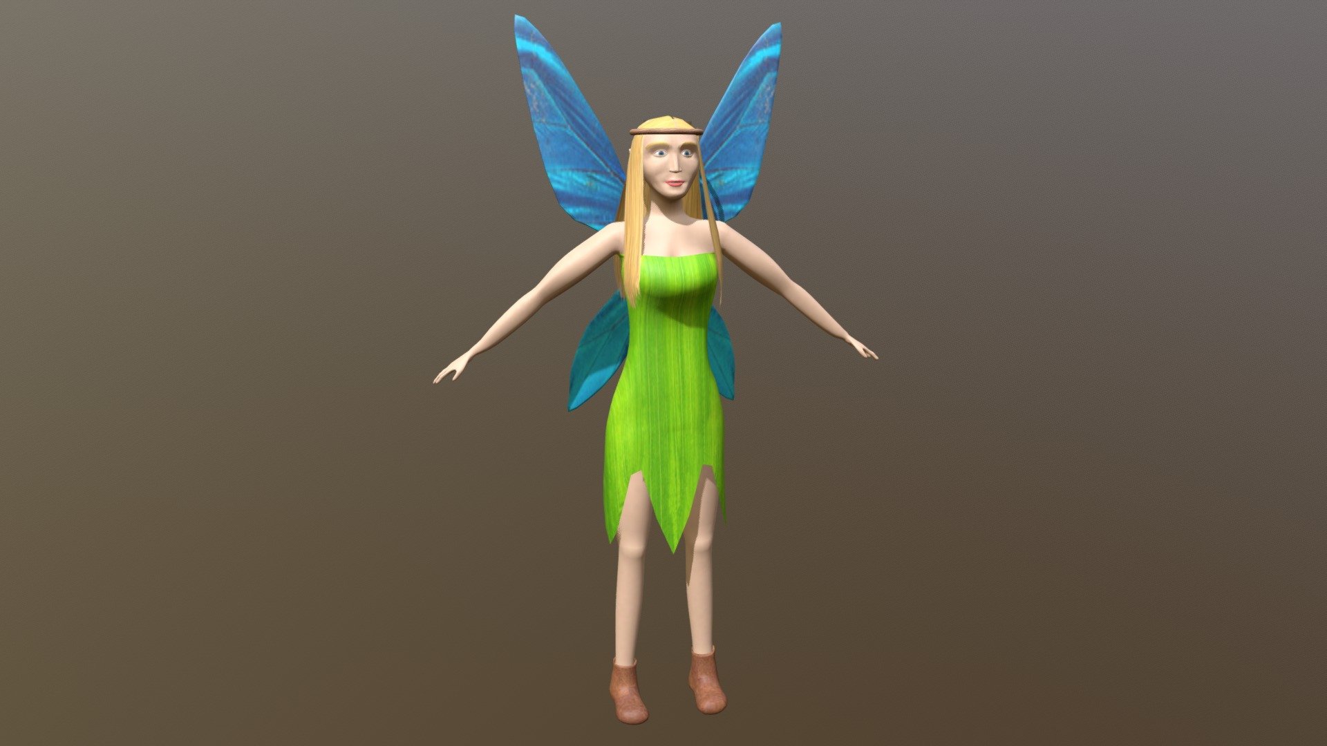 Fairy Girl - 3D model by Annika (@anskitt) [4985855] - Sketchfab