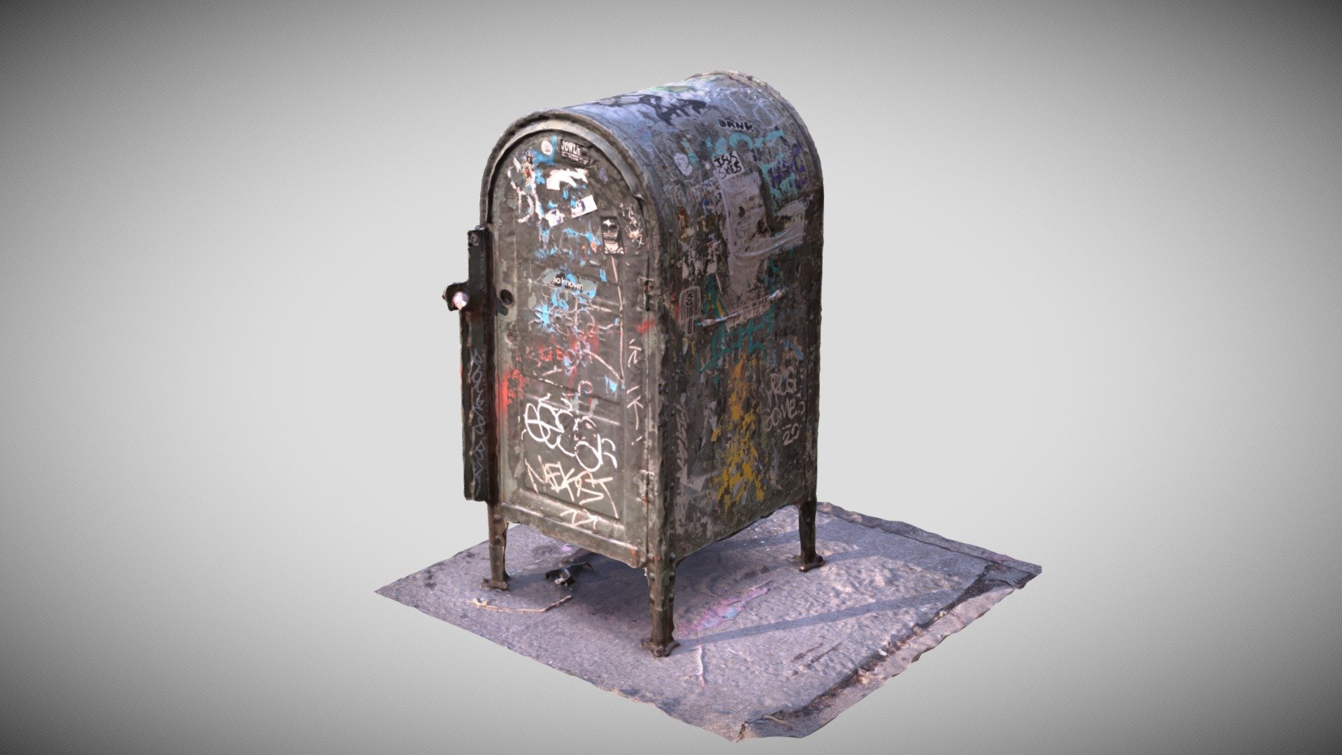 Old Mailbox - 3D model by toddejhill [4985c09] - Sketchfab