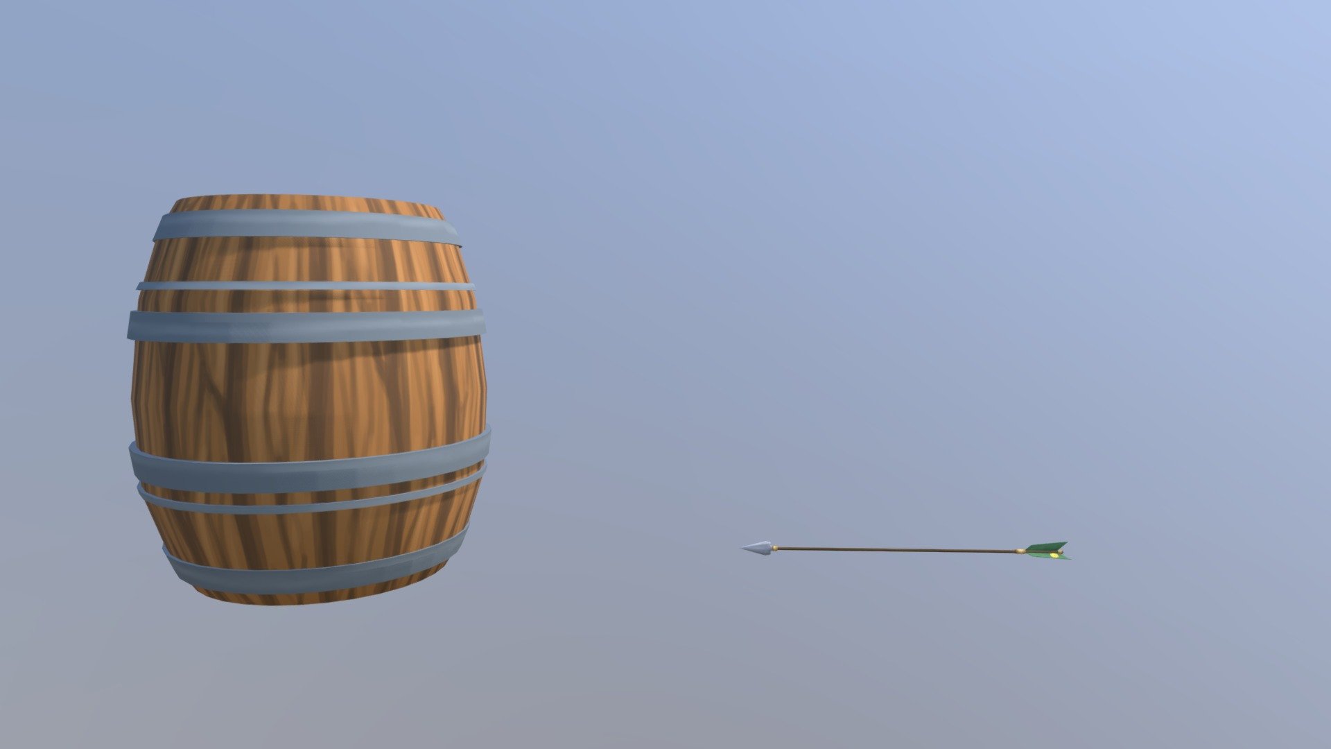 Barrel_Arrow - 3D model by Sara_A [4985e37] - Sketchfab