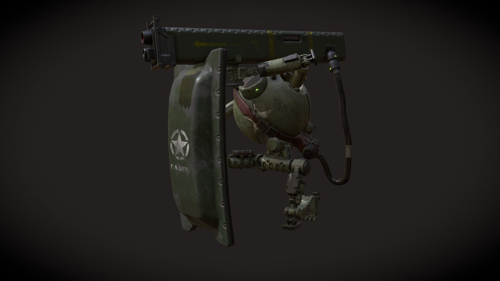 Cannon Mech - 3D model by Andrew_Davis [4986ecb] - Sketchfab