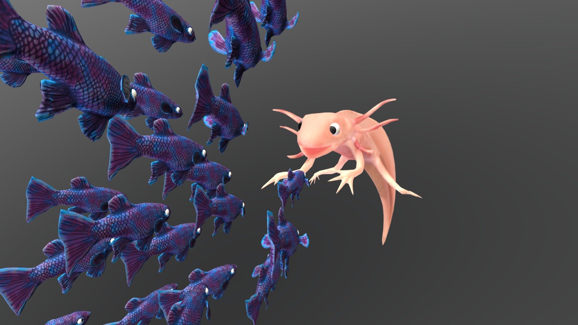 Underwater scene - 3D model by Kalka [498772c] - Sketchfab