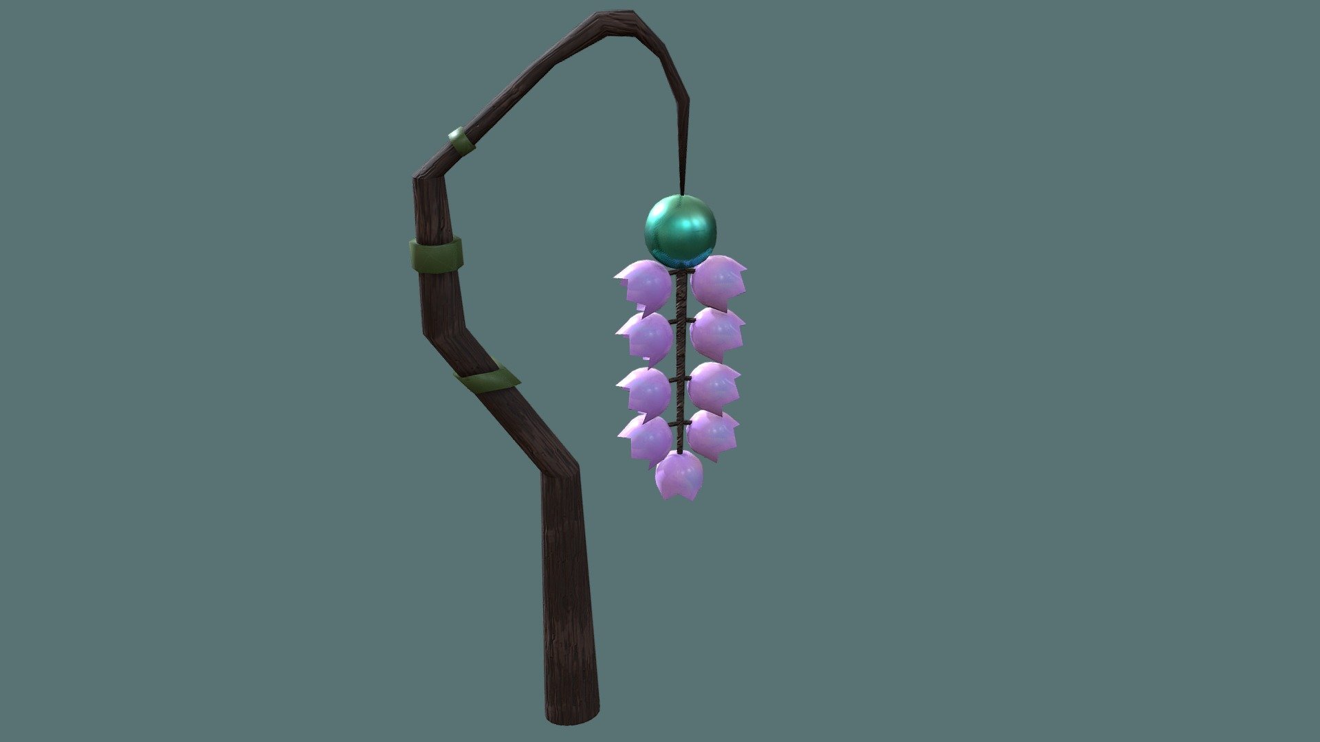 Druid Staff - 3D model by strawberryrae (@raesummers) [4987f92] - Sketchfab