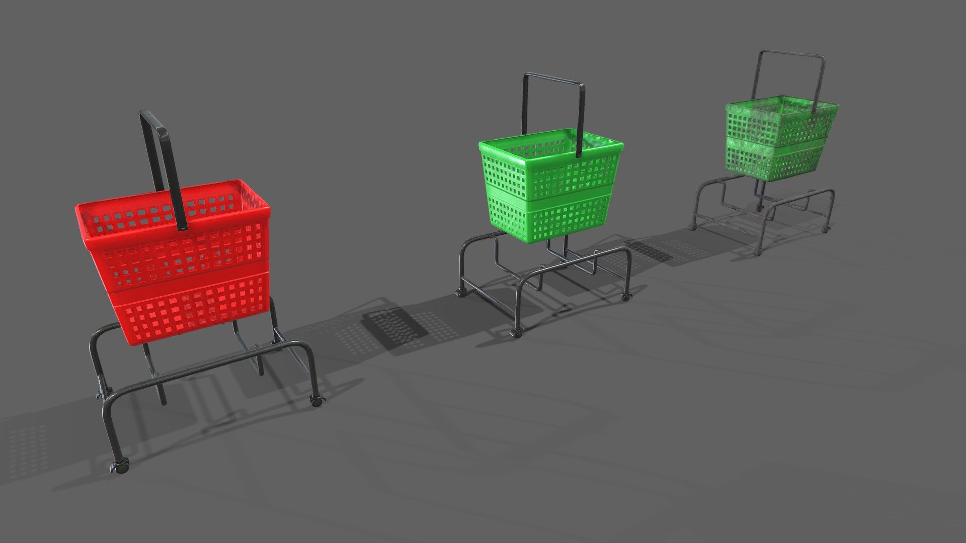 Shopping baskets - Buy Royalty Free 3D model by Sousinho [4988aae ...