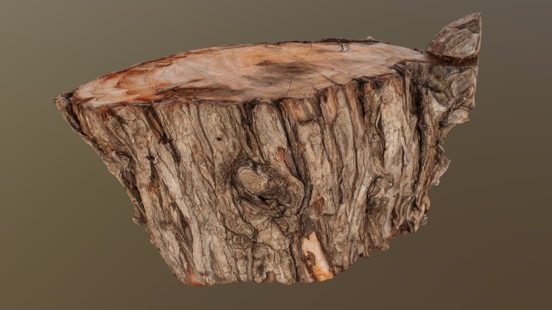 Wooden Tree Block - 3D model by Total Reality (@danstevens1981 ...