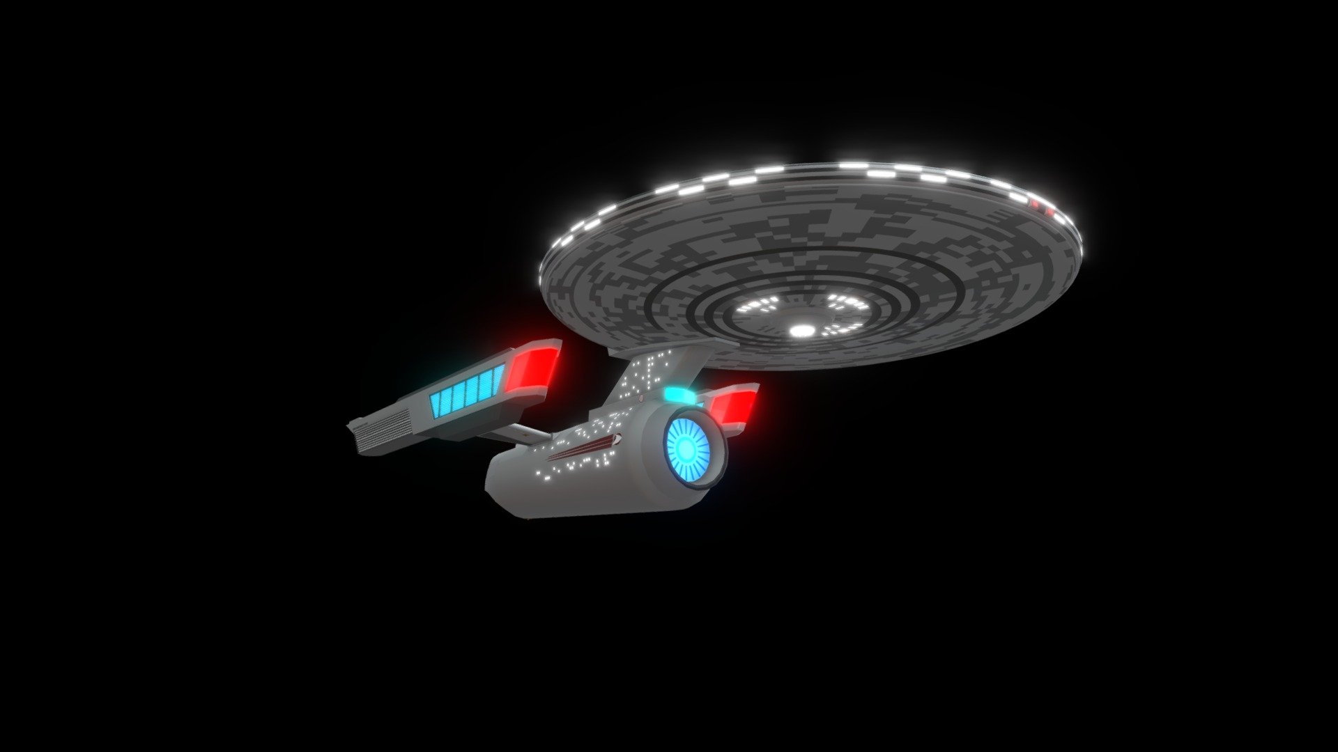 Custom Starship 1 - Download Free 3D model by themighty808 [498b3ad ...