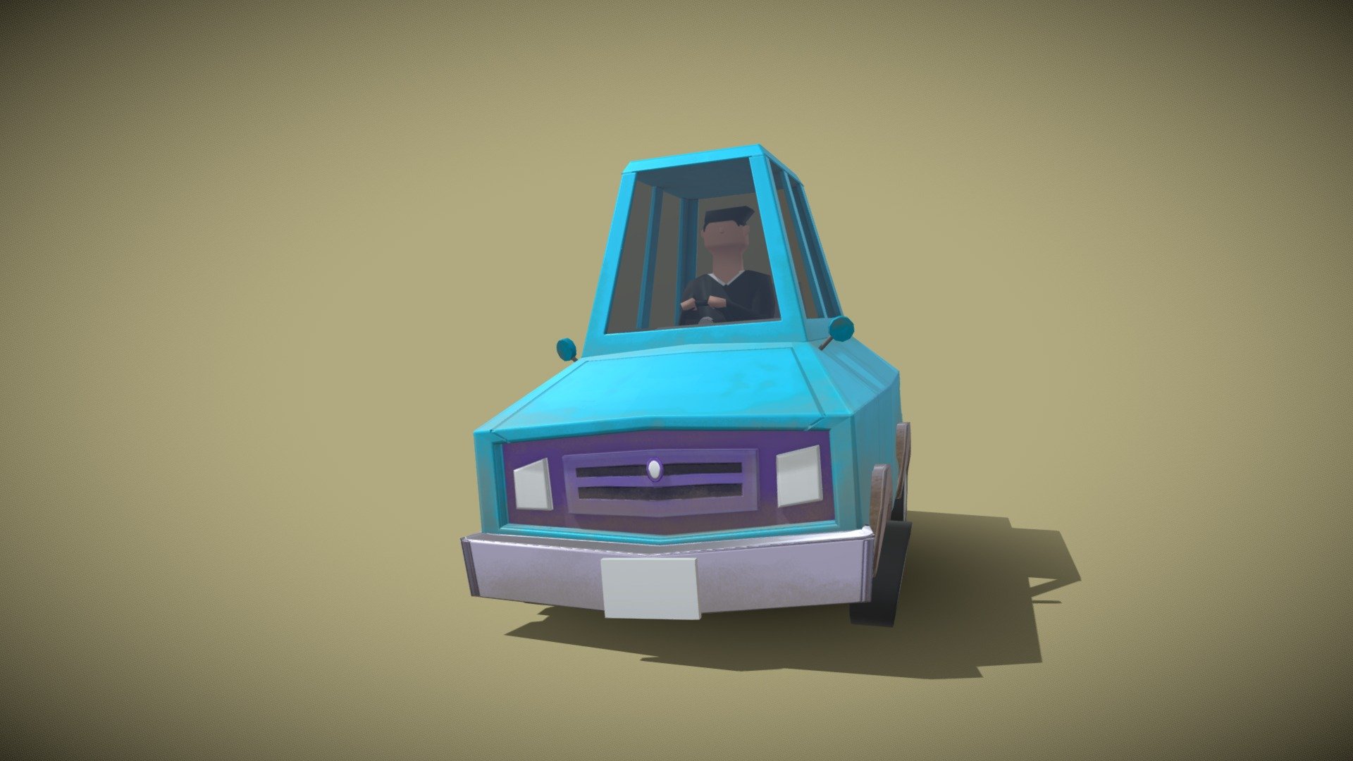 Car And Driver - Download Free 3D model by José Castanheira (@JoseCasta ...