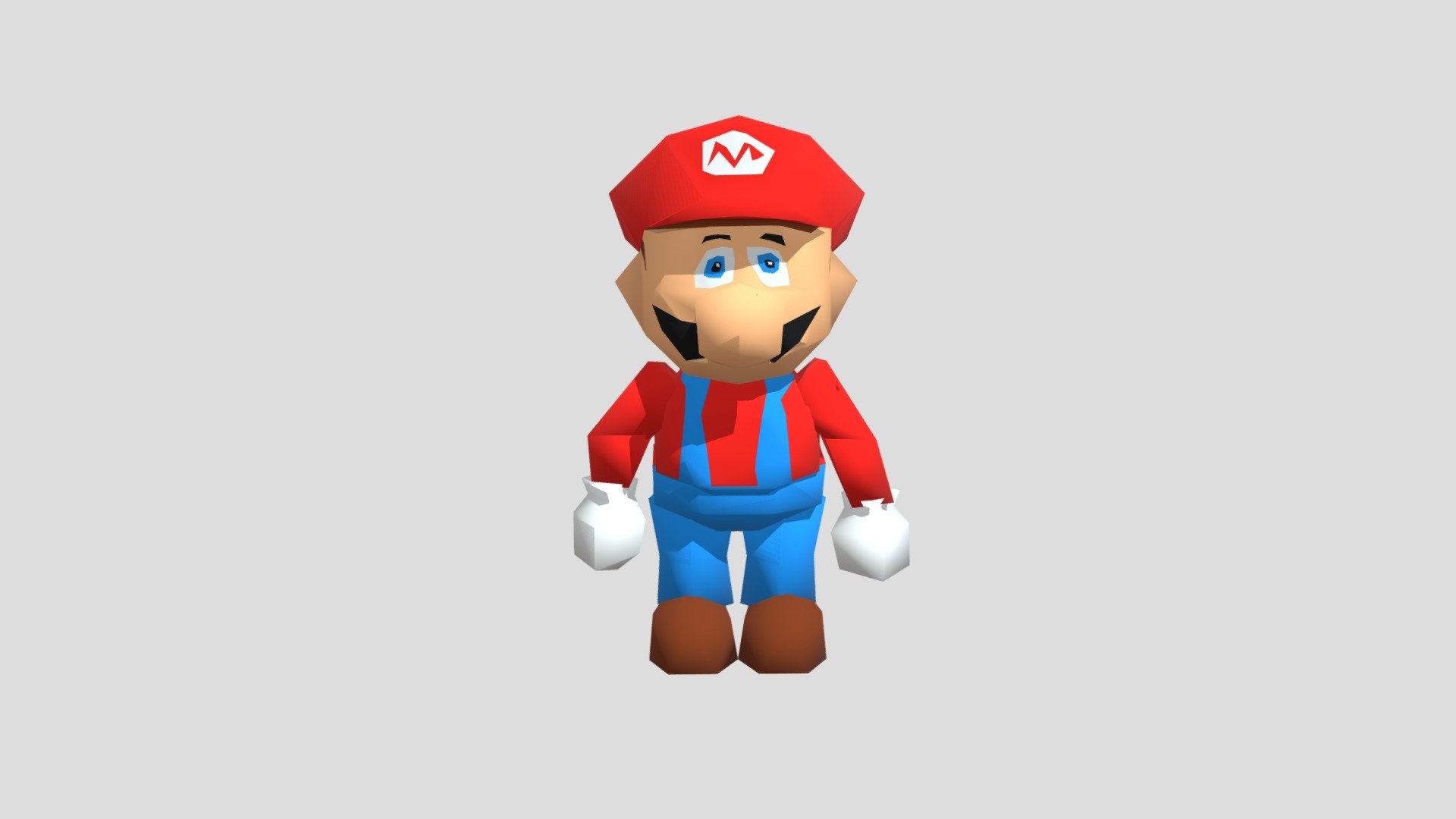 Beta Mario - Download Free 3D model by SuperLitSawyer [498b770] - Sketchfab