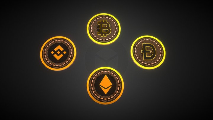 Dogecoin 3D models - Sketchfab