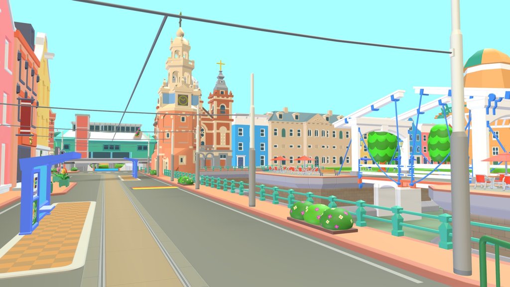 Mario Kart 8 Deluxe City Tracks - A 3D model collection by Noah the ...