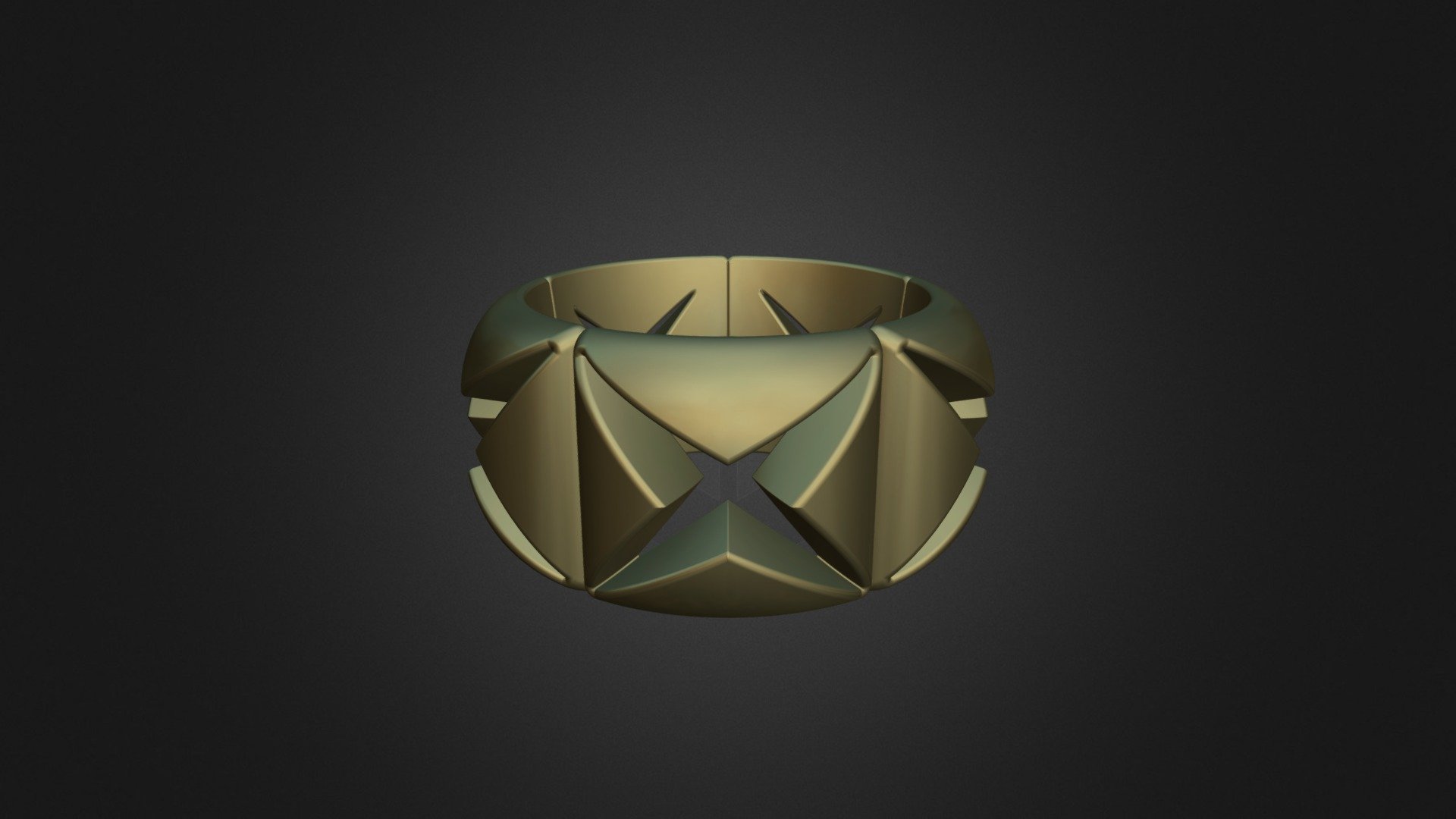 Star gold ring - Buy Royalty Free 3D model by m.h.jewellerydesigner ...