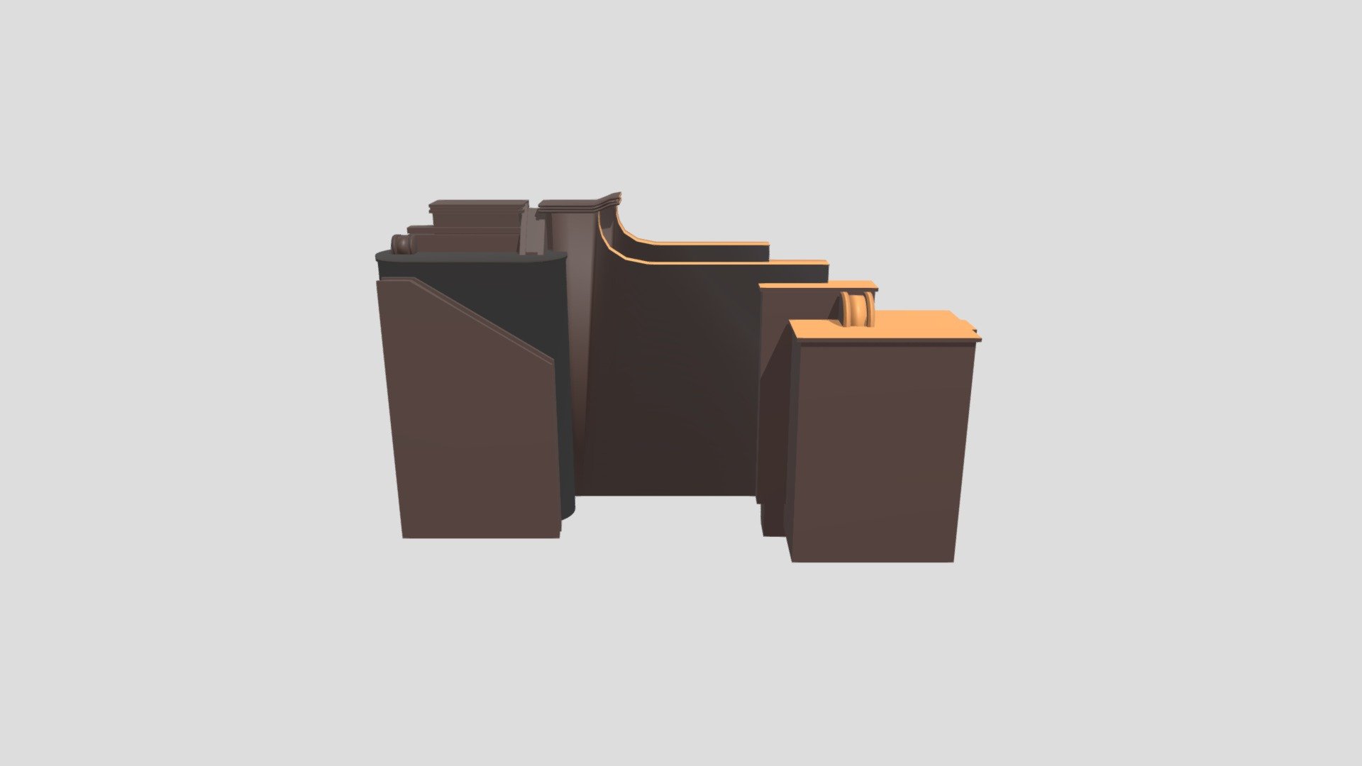 20th Century Fox 2009-2013 Staircase EXPORT GLB - Download Free 3D ...