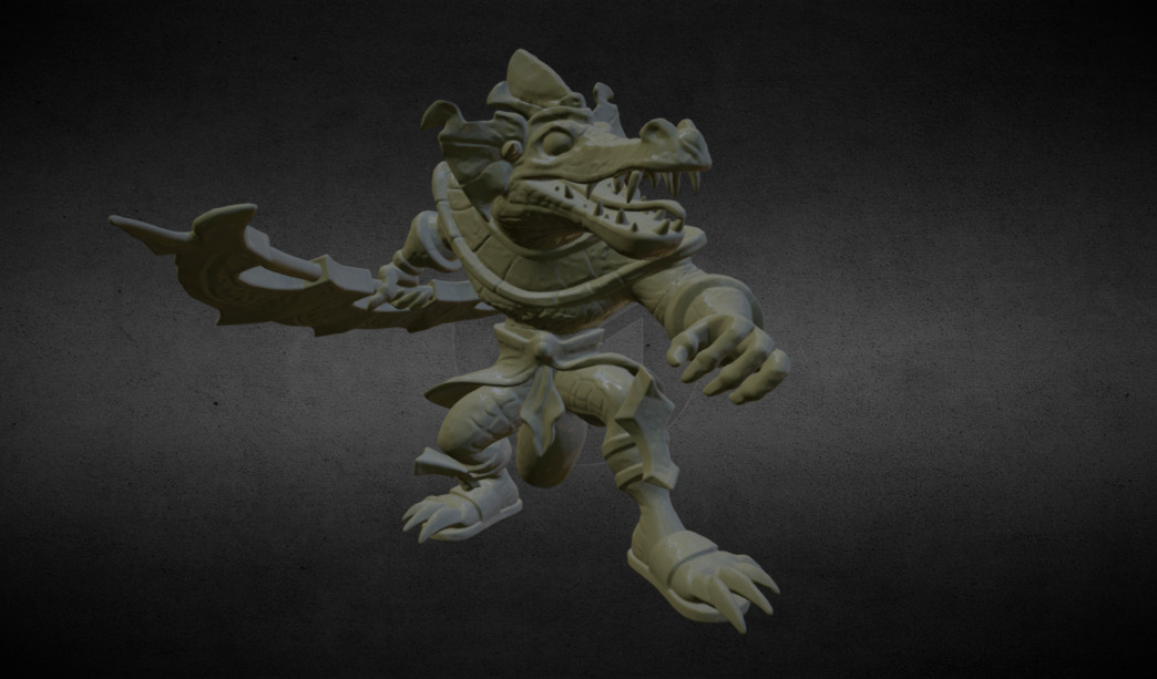 League Of Leguends Renekton - 3D model by DanielSchunemann [498fcbe ...