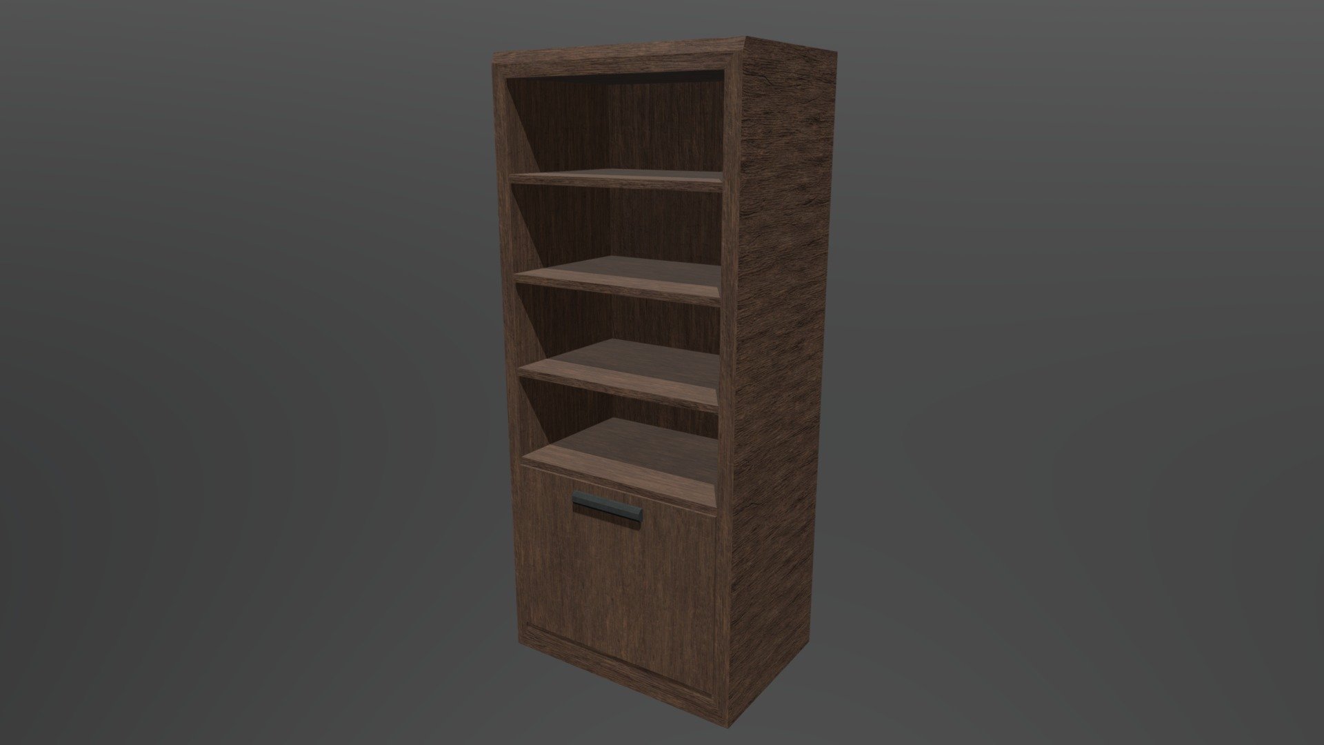 Bookshelf - Download Free 3D model by Wandcaster [49922fc] - Sketchfab