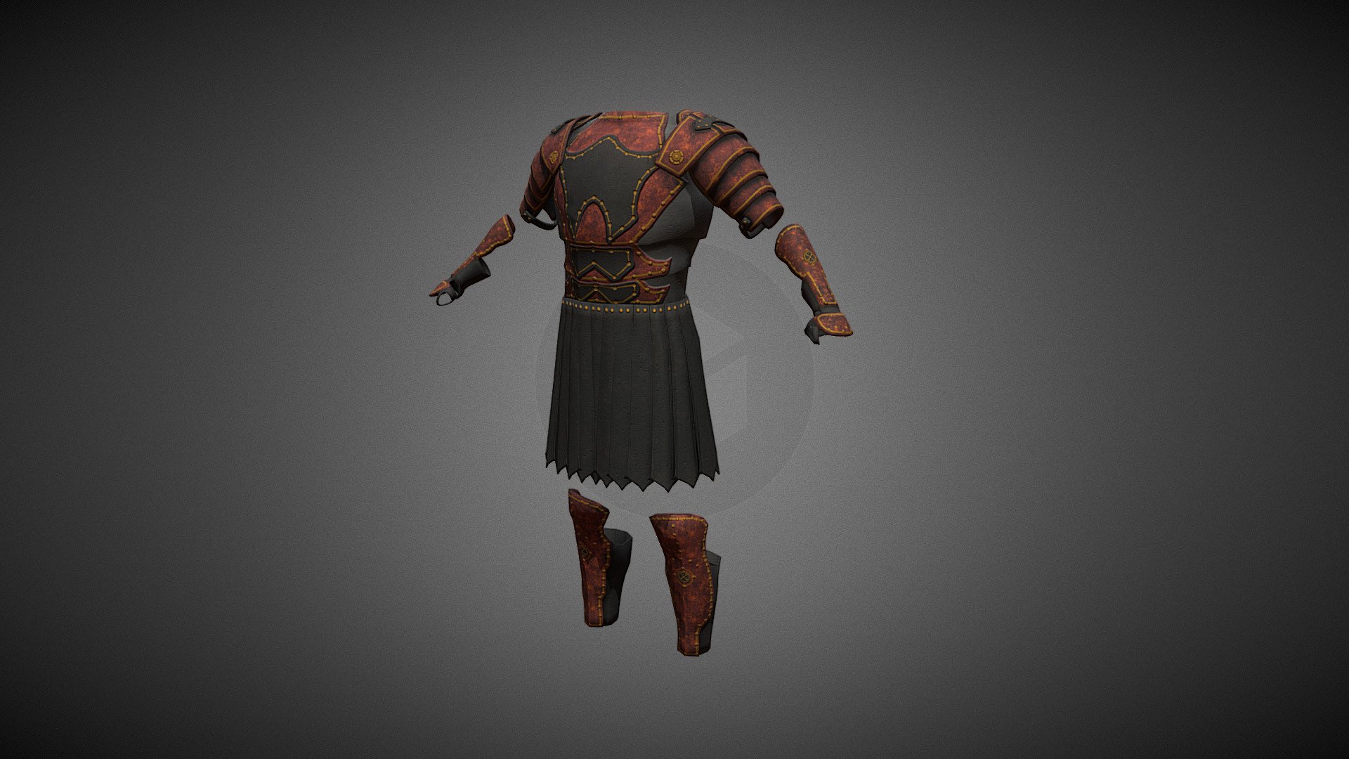 The Red Armor - Buy Royalty Free 3D model by Manuel Scheller (@Manu.Hu ...
