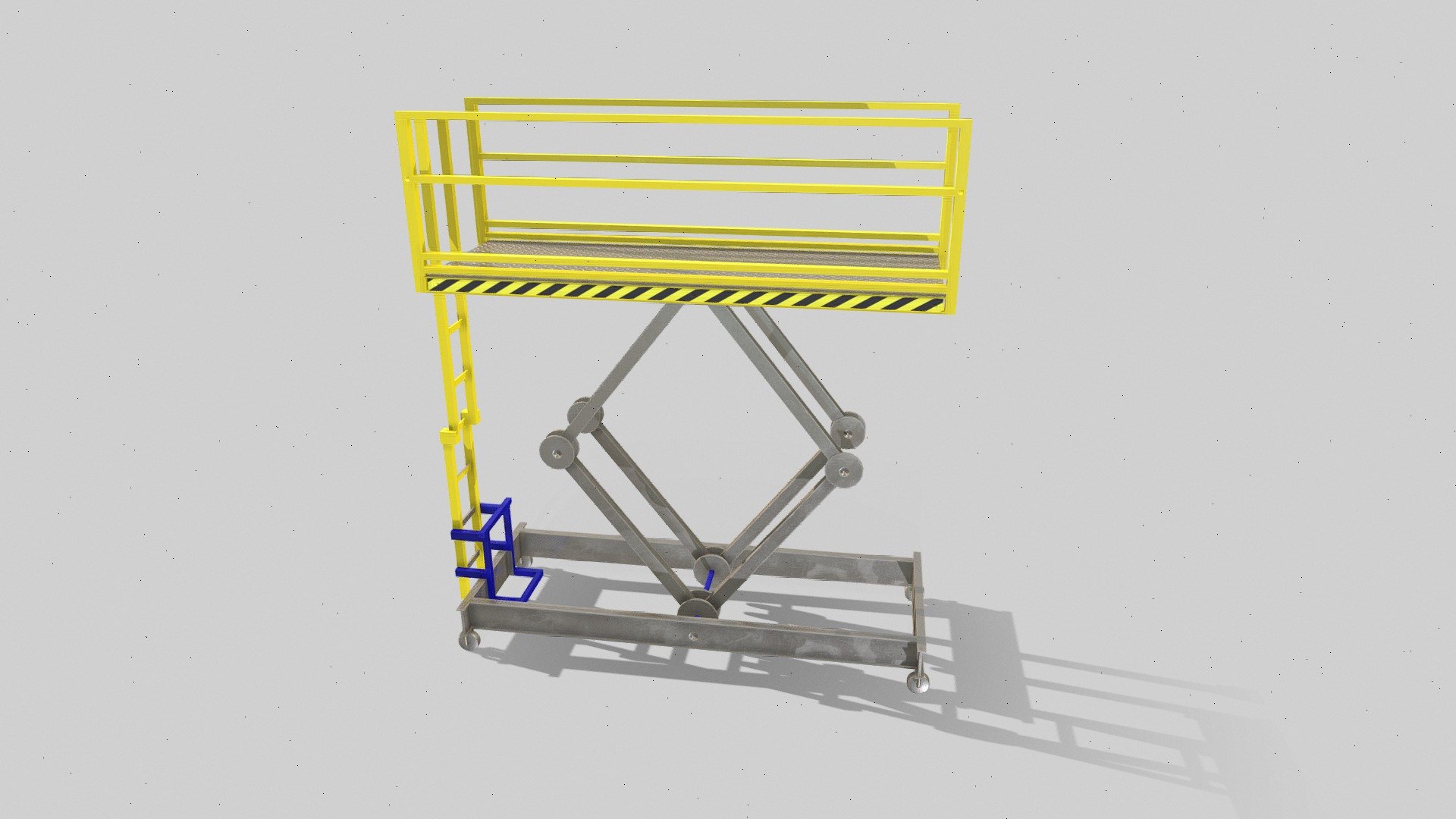 Scissor lift - rigged - Buy Royalty Free 3D model by Sousinho [499599d ...