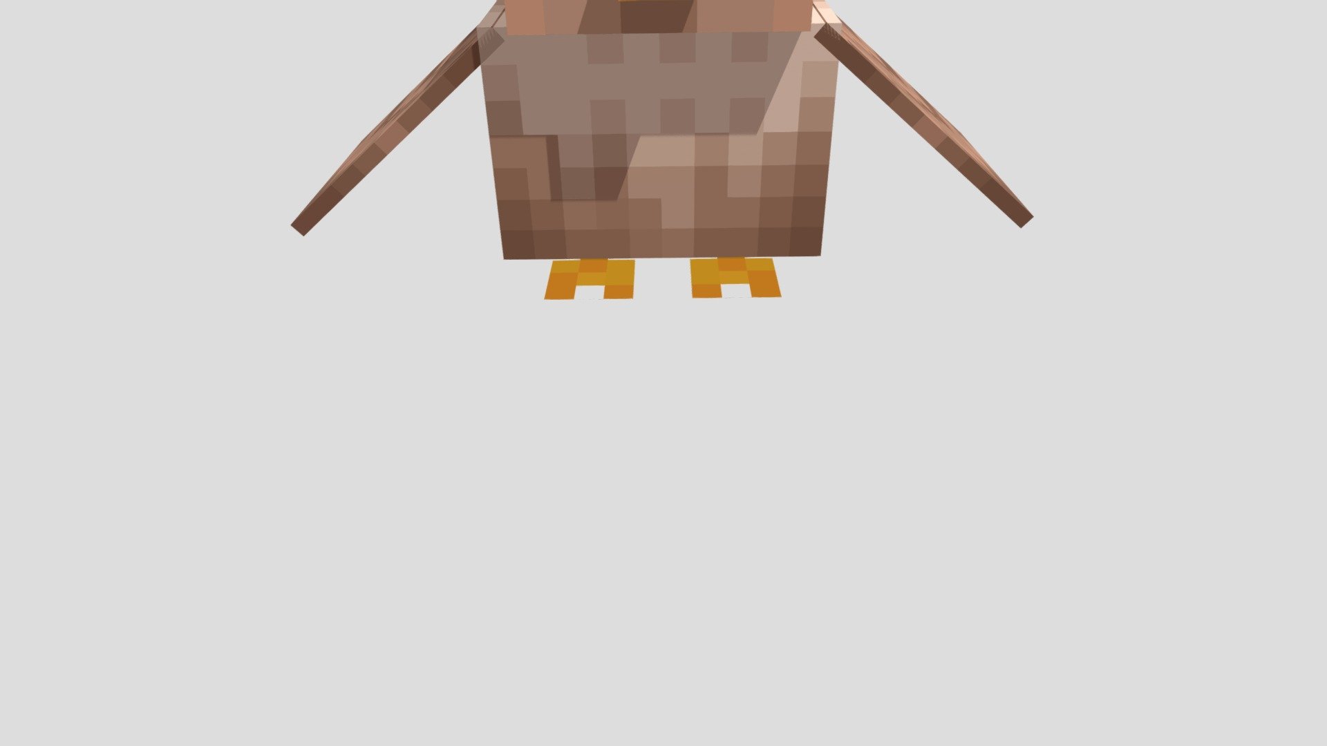 Minecraft Owl - 3D model by Kellerzin [4995a65] - Sketchfab