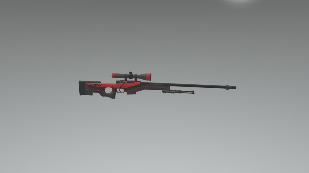 Awp- Red Dragon - 3D model by ilyaleushin [49962a4] - Sketchfab