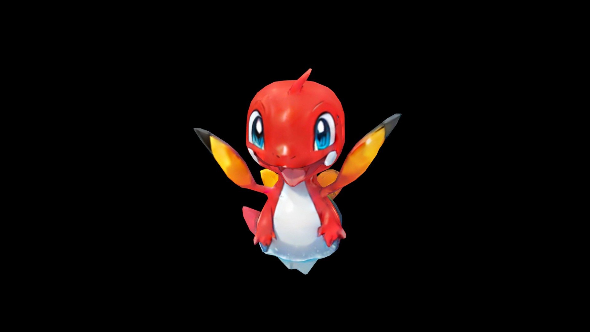 Sure, here you go Pokémon red frog riding its ev - Download Free 3D ...