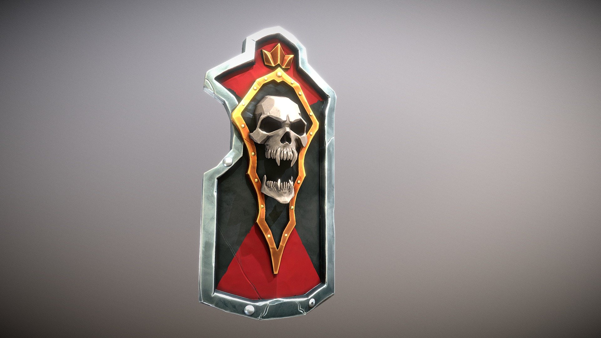 Shield skull - 3D model by bojnaSpectarium [49979f5] - Sketchfab